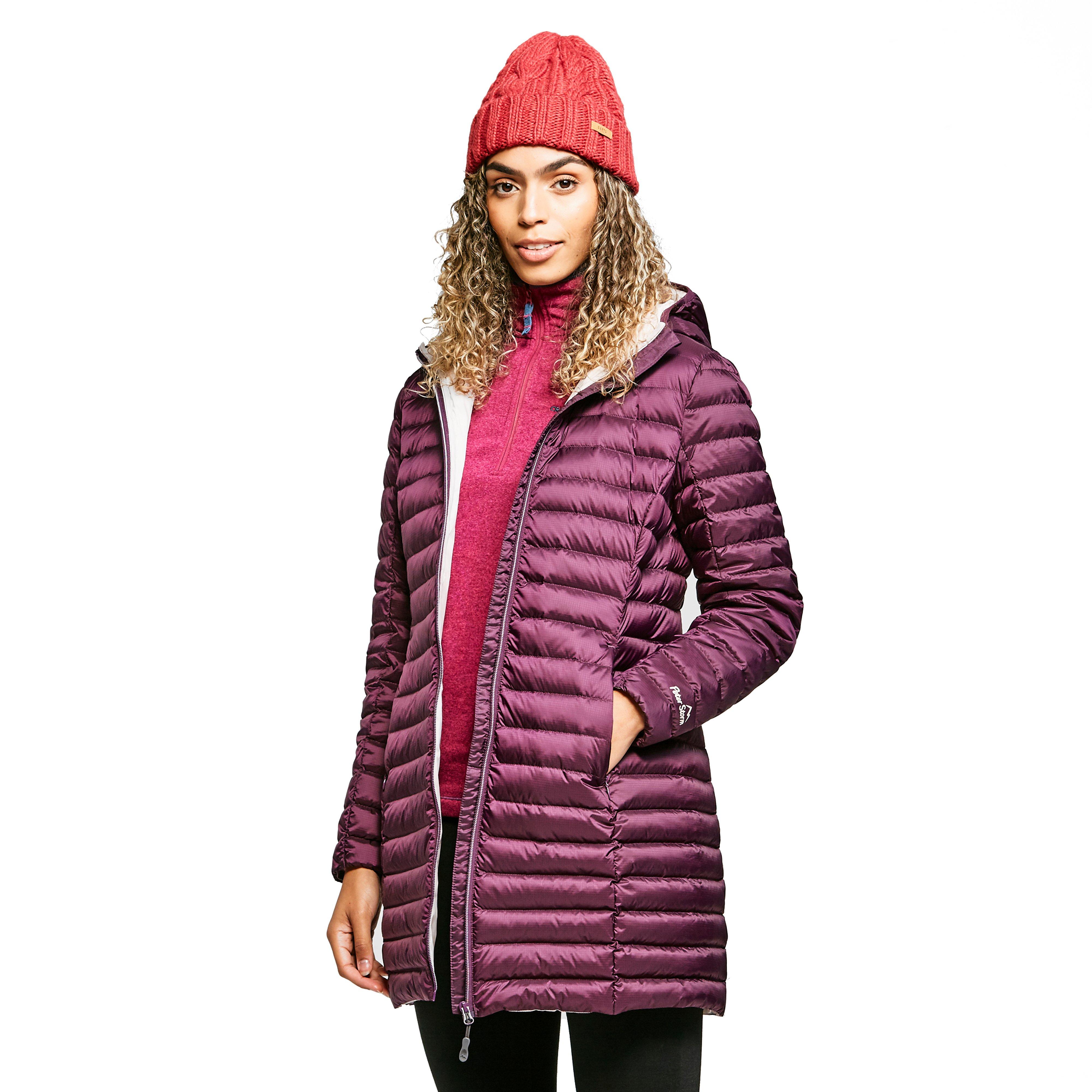 Peter Storm Women's Long Down Insulated and Water Repellent Jacket with ...