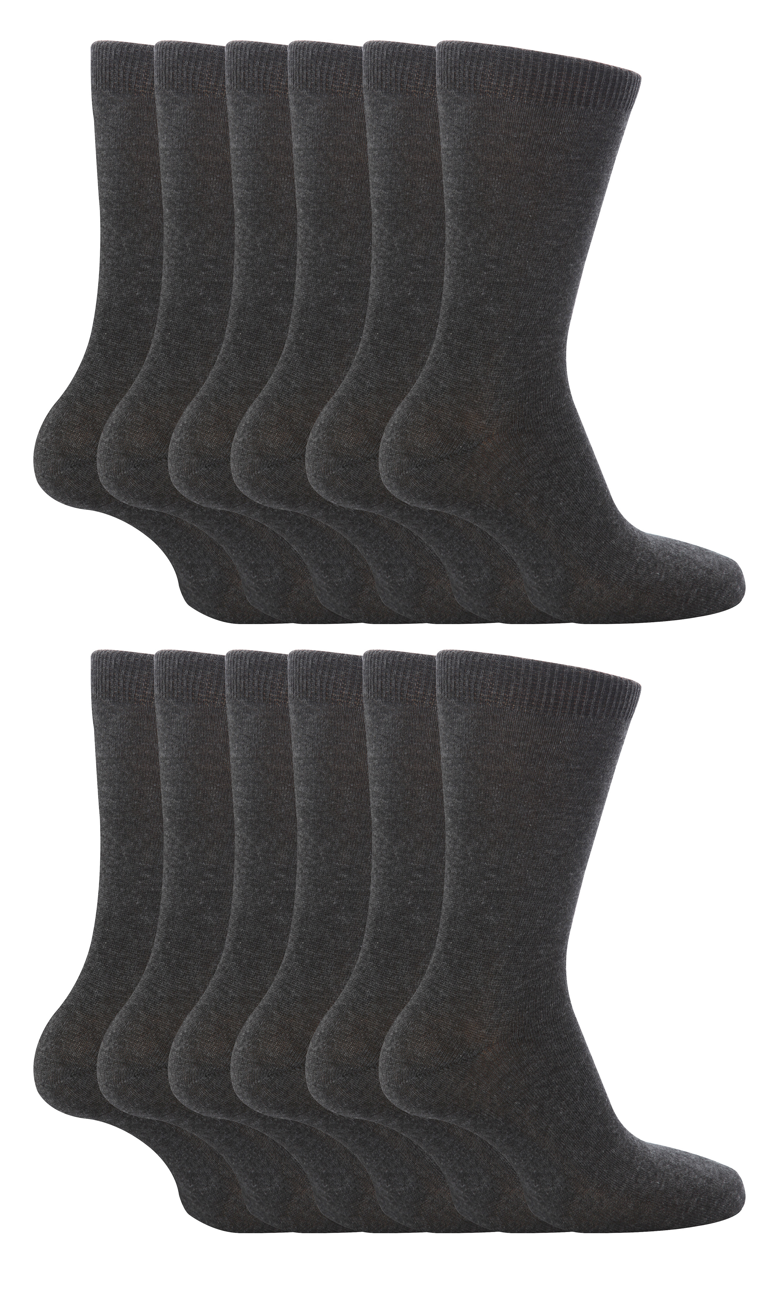 12 Pair Multipack Kids Plain School Socks | Boys & Girls | 3 Sizes ...