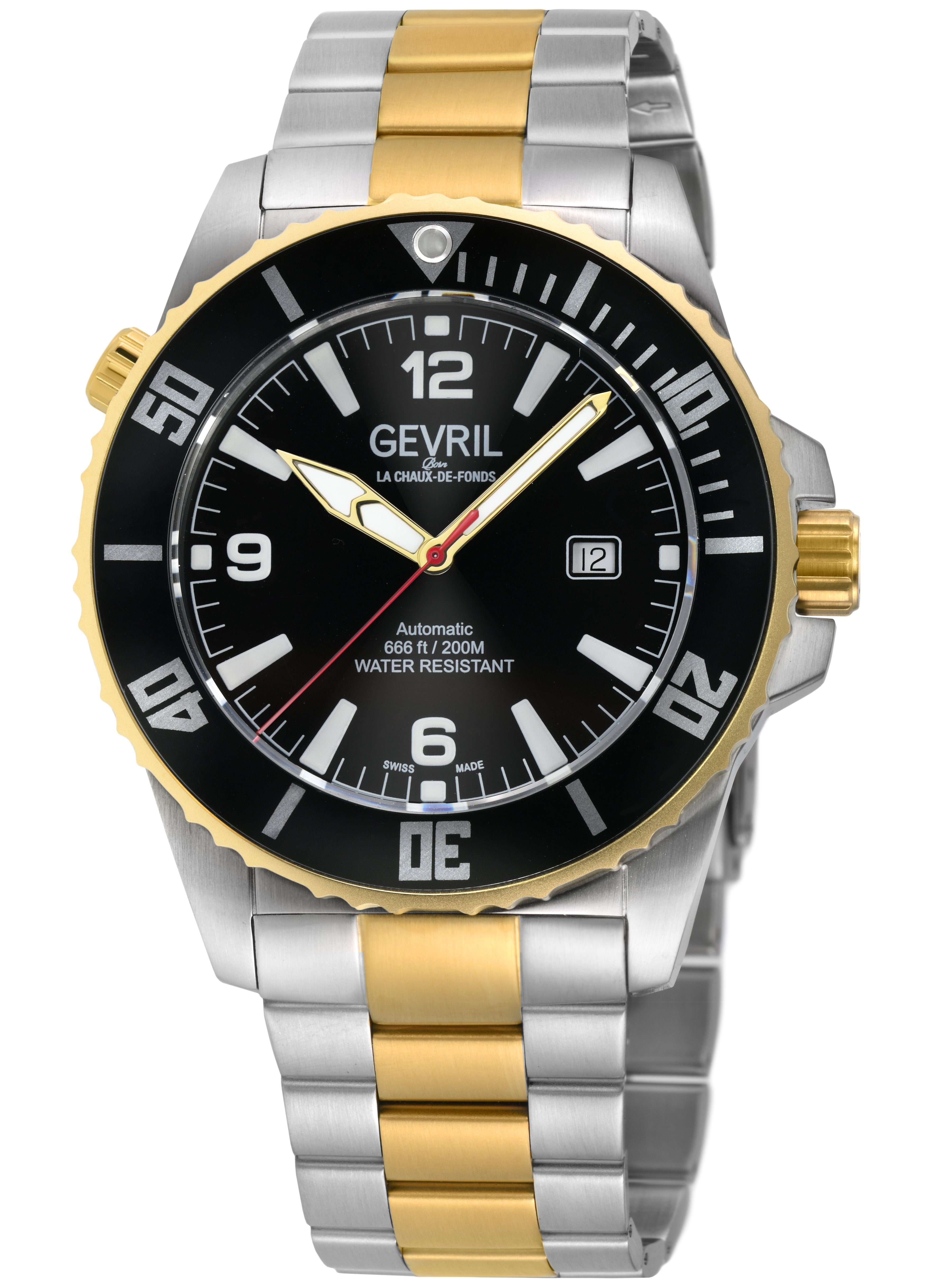 Gevril Canal Street 46602B Swiss Automatic Sellita SW200 Watch