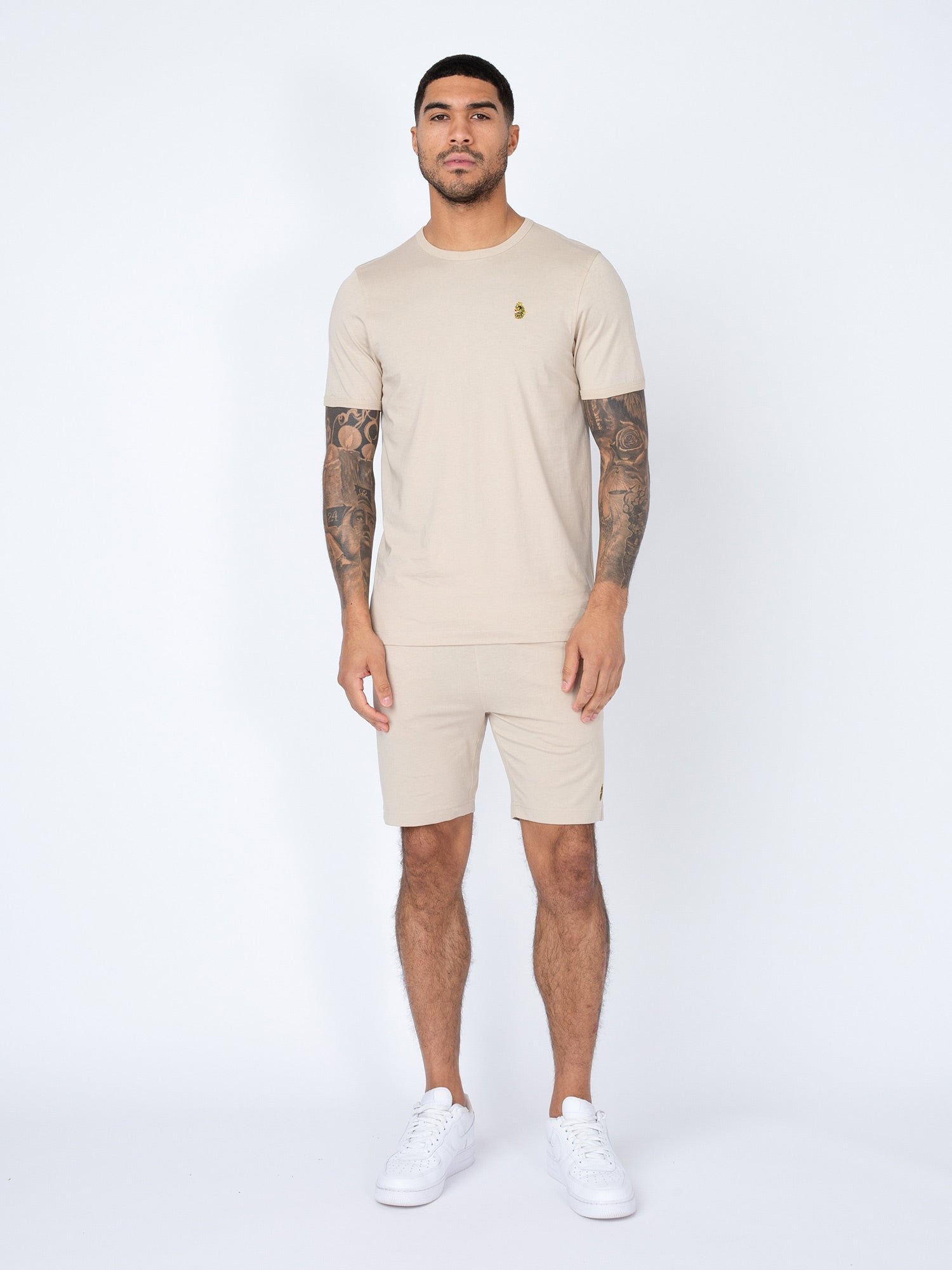 Luke 1977 Men's Trous Short Tracksuit Set in Stone