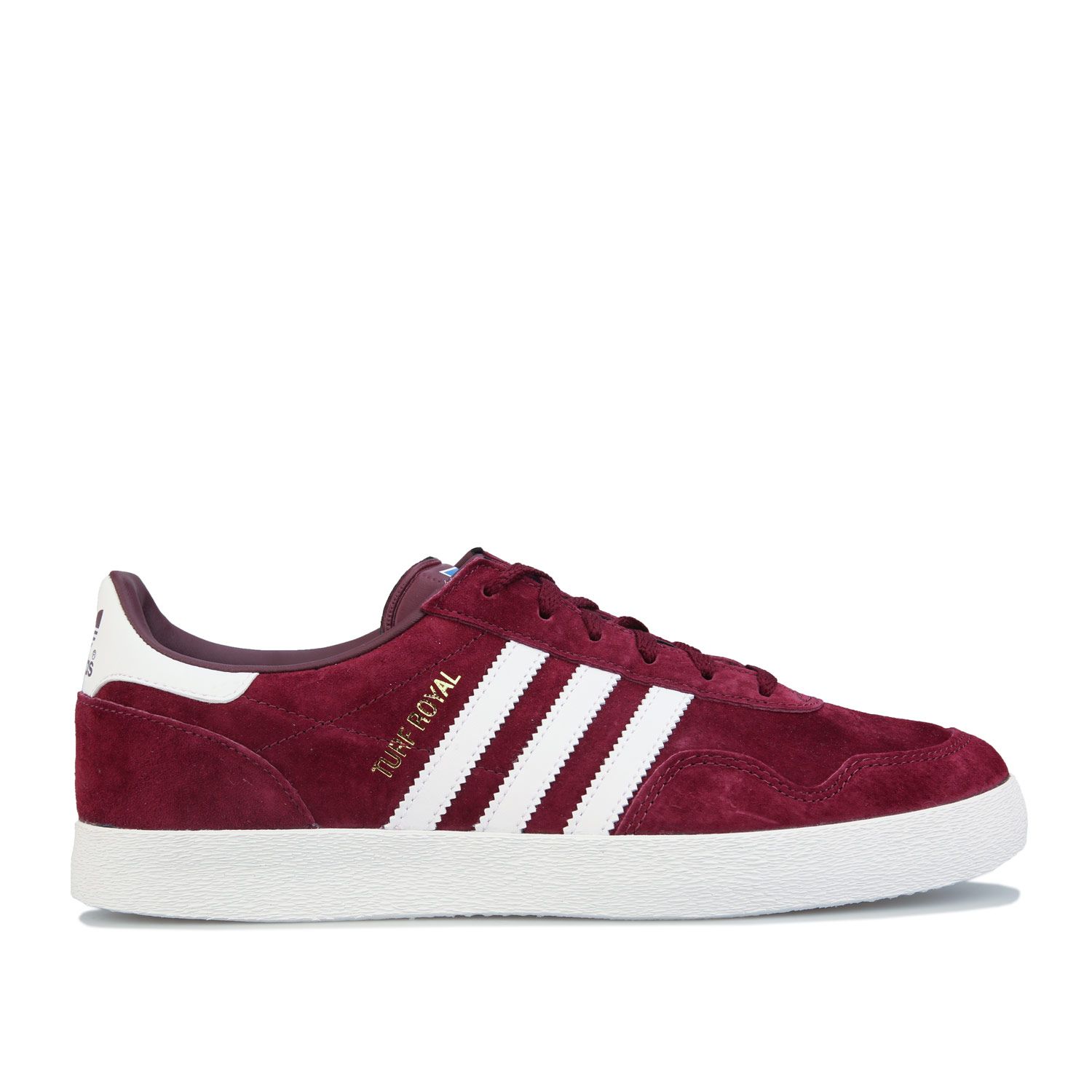 Men's adidas Originals Turf Royal Trainers in Burgundy