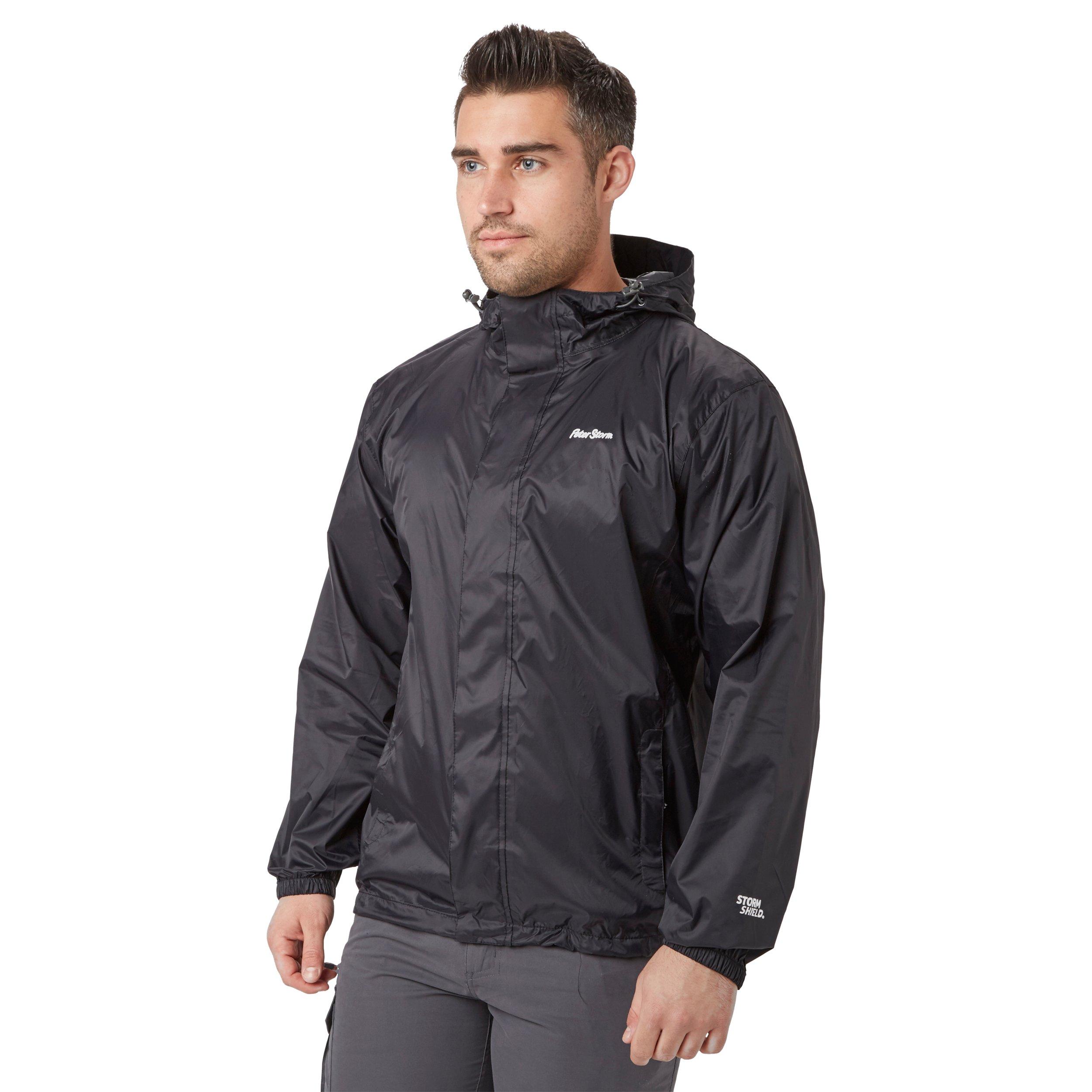Peter Storm Men's Waterproof, Lightweight & Packable Jacket with Adjustable Hood, Raincoat
