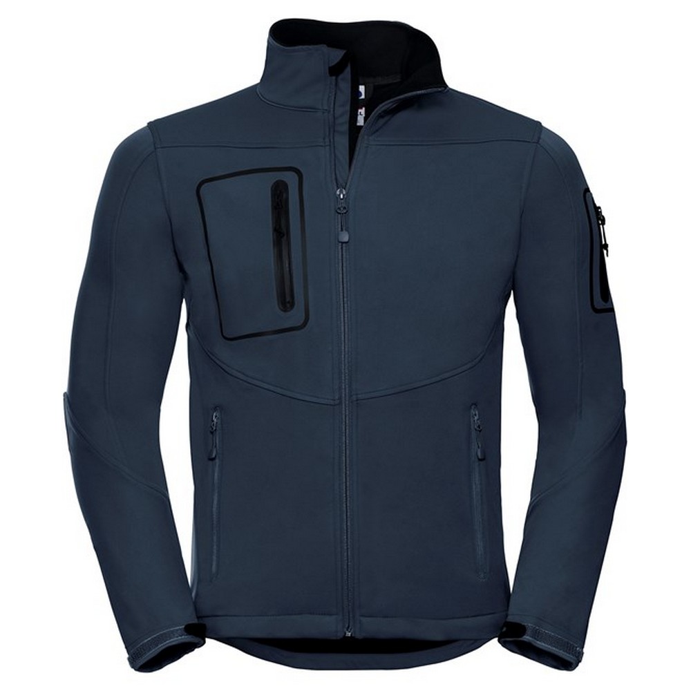 Russell Mens Sports Soft Shell Jacket (French Navy)