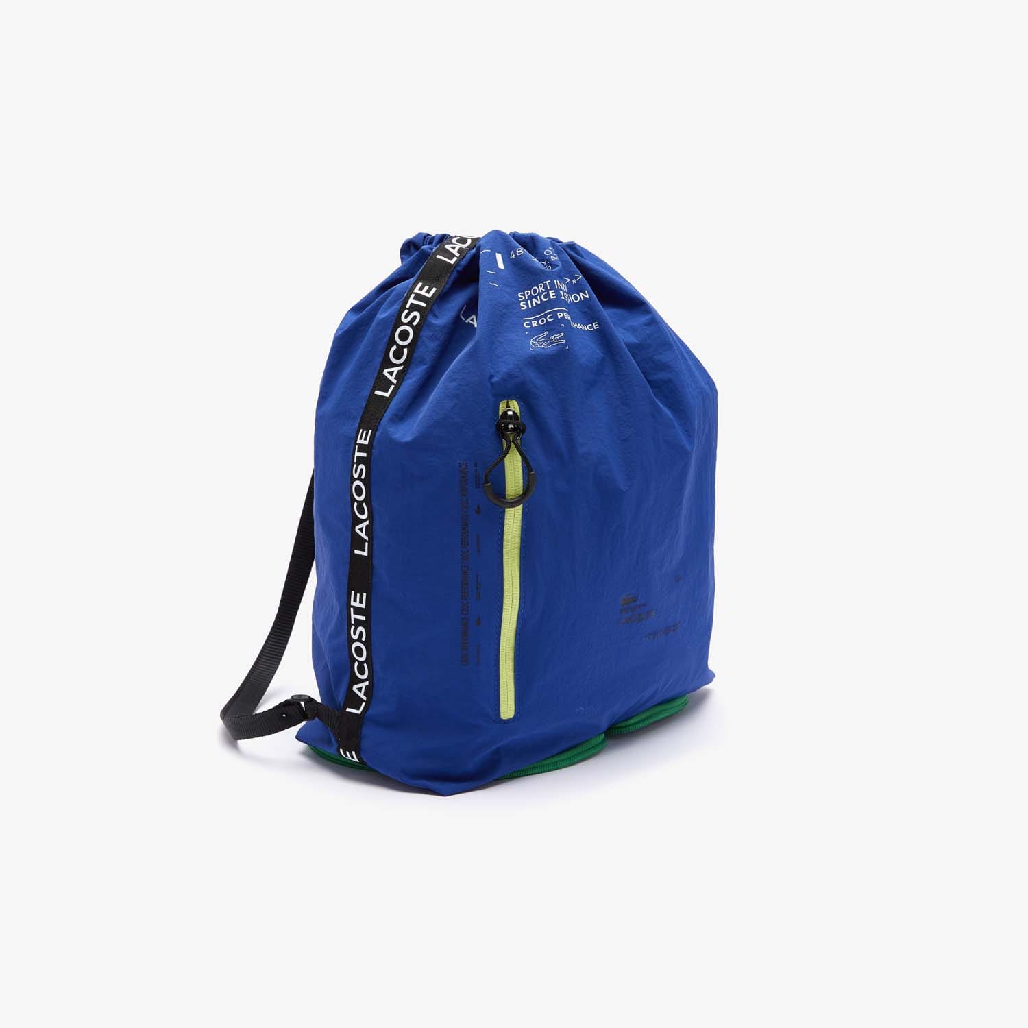Accessories Lacoste Branded Foldable Nylon Backpack in Blue