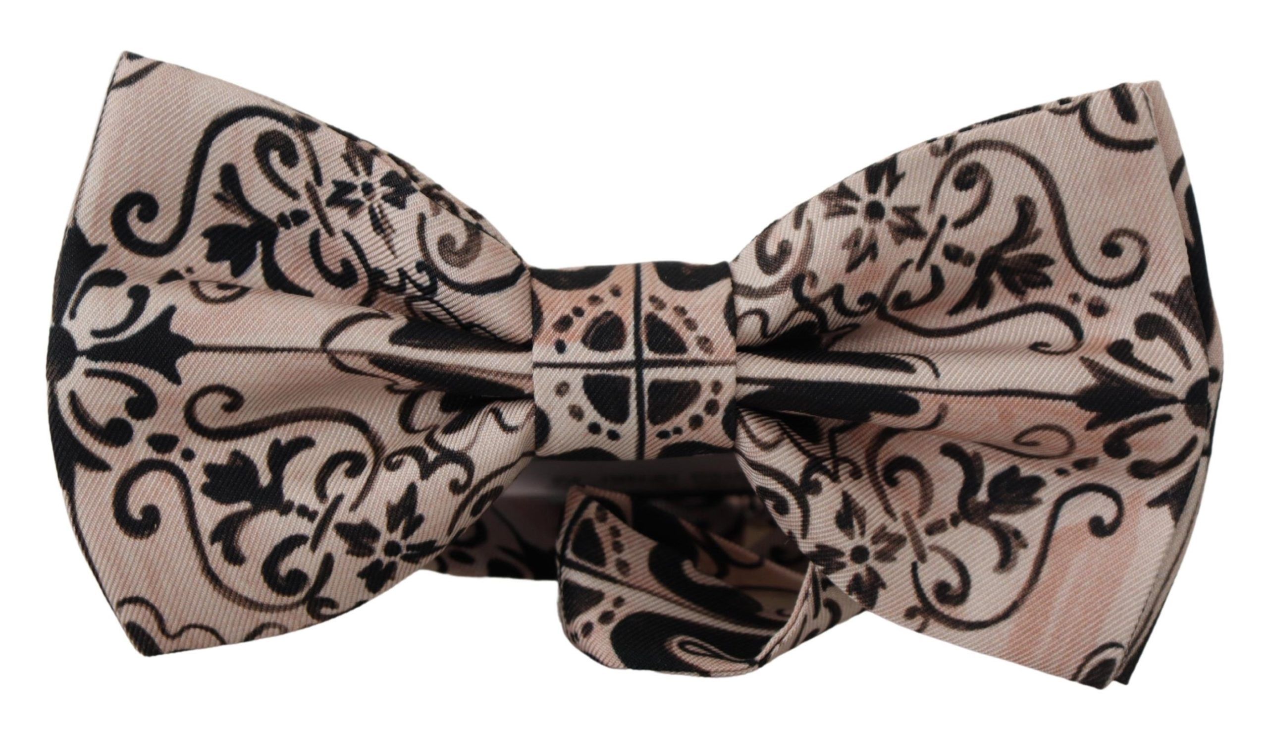 Pattern Silk Neck Papillon Bow Tie
