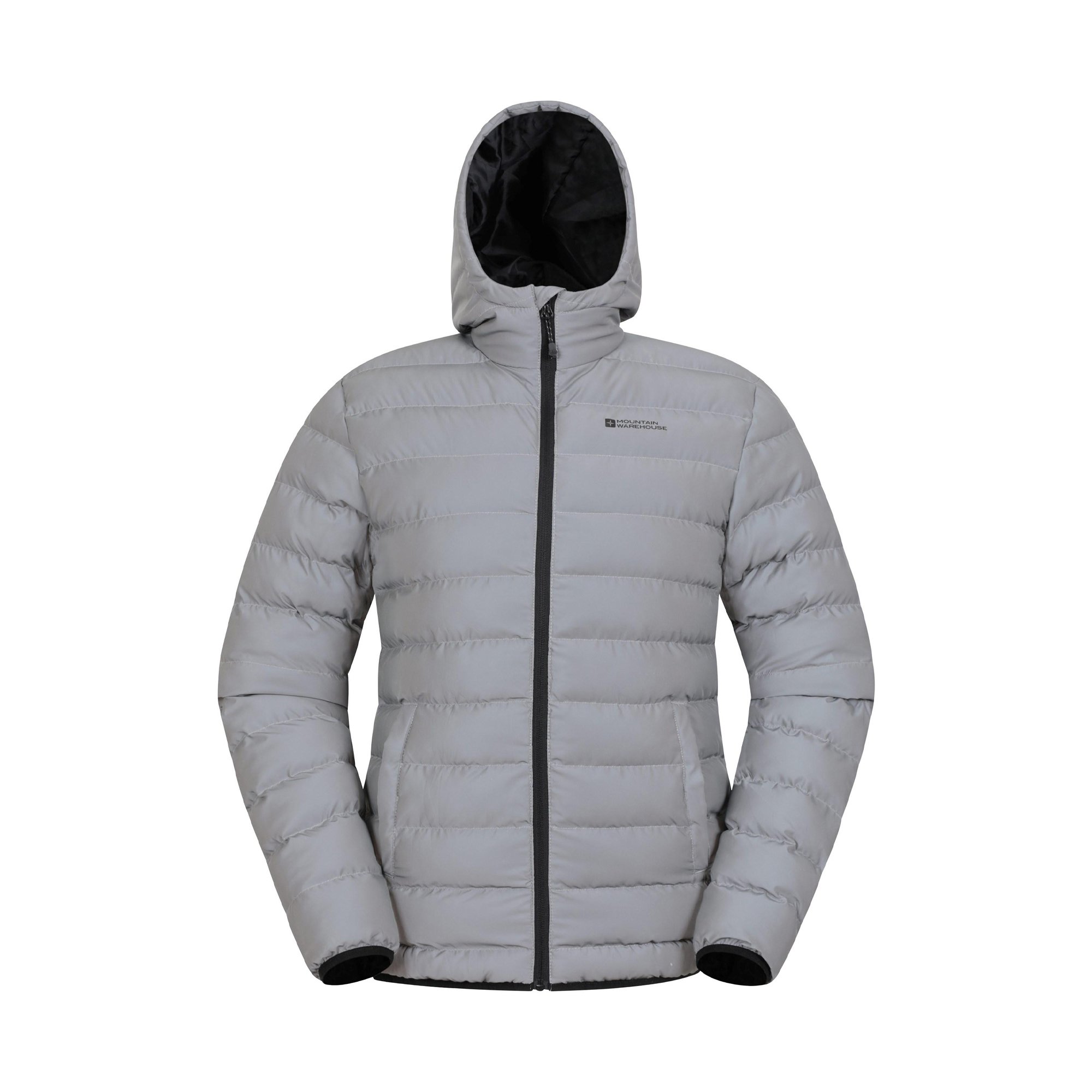 Mountain Warehouse Mens Reflective Padded Jacket (Silver)