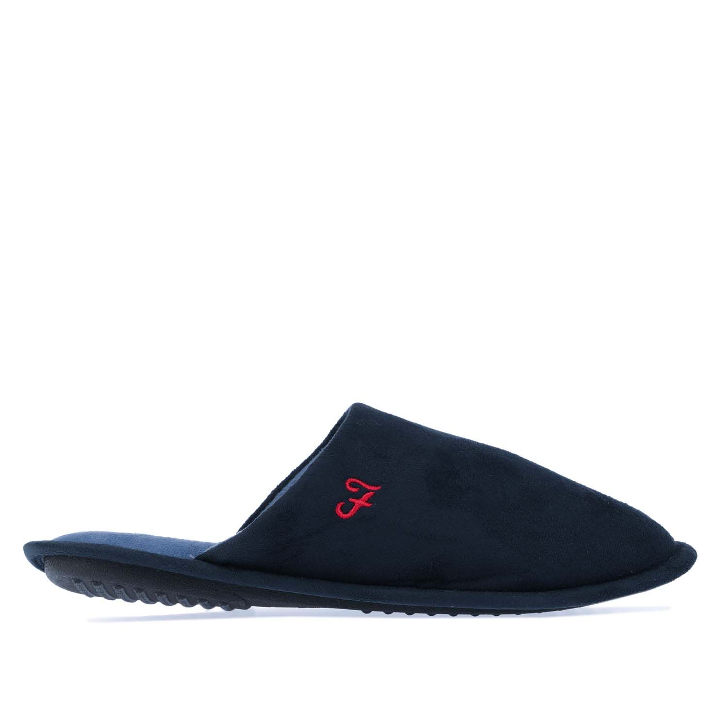 Men's Farah Hydraulic Slippers in Navy Marl