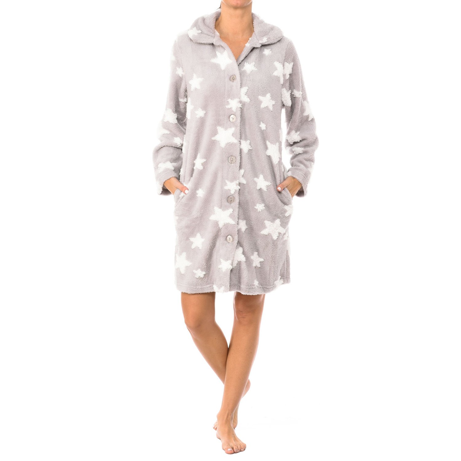Knee-length robe "STARS" 30961 woman
