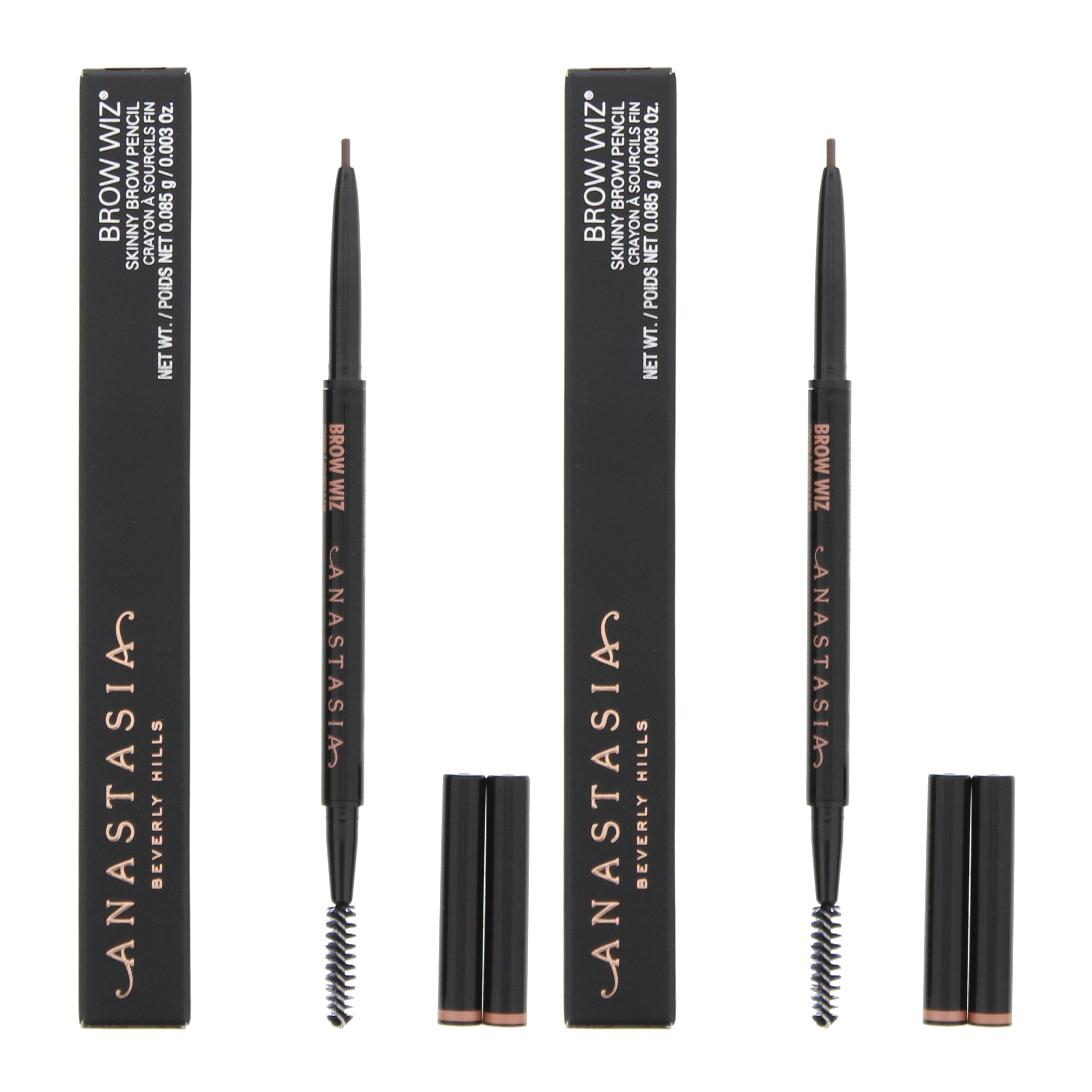 Anastasia Beverly Hills Brow Wiz - Skinny Brow Pencil 0.085g - Auburn x 2