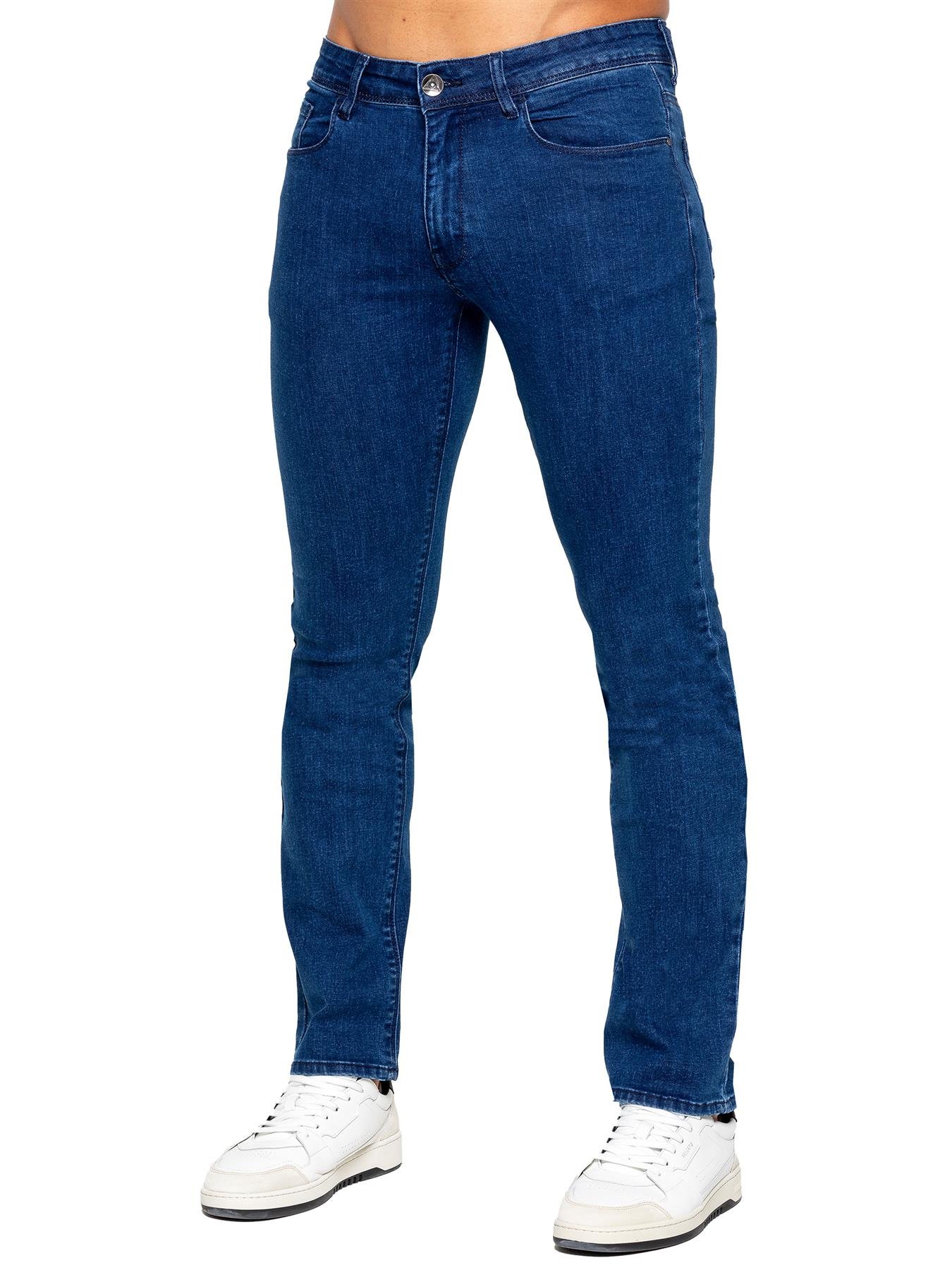 ETO | Heren Rechte Benen Jeans - Blauw