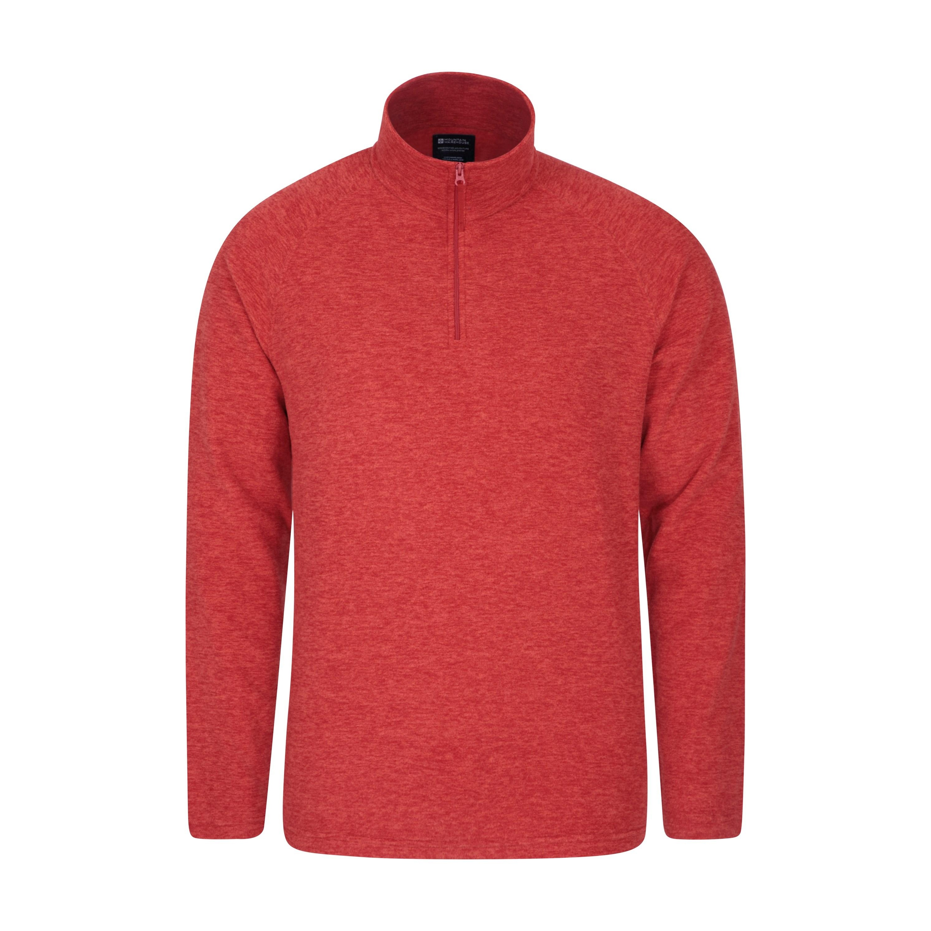 Mountain Warehouse Mens Snowdon II Fleece Top (Red)