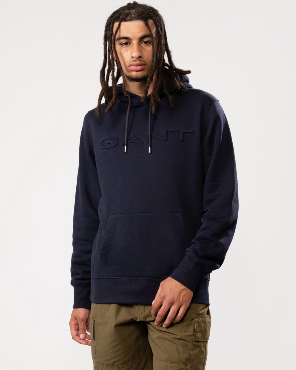 GANT Mens Embossed Sweat Hoodie