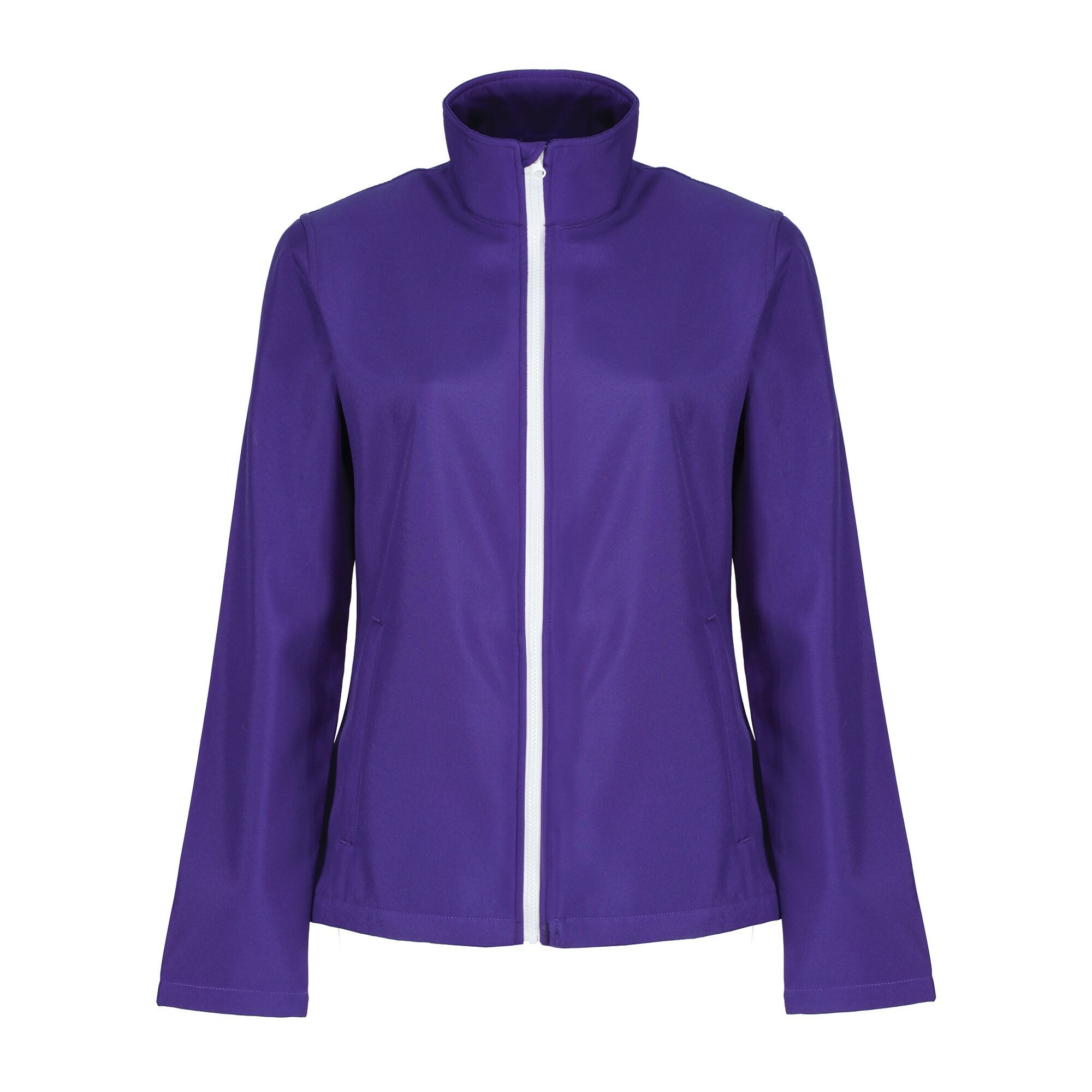 Regatta Womens/Ladies Ablaze Printable Softshell Jacket (Purple/White)