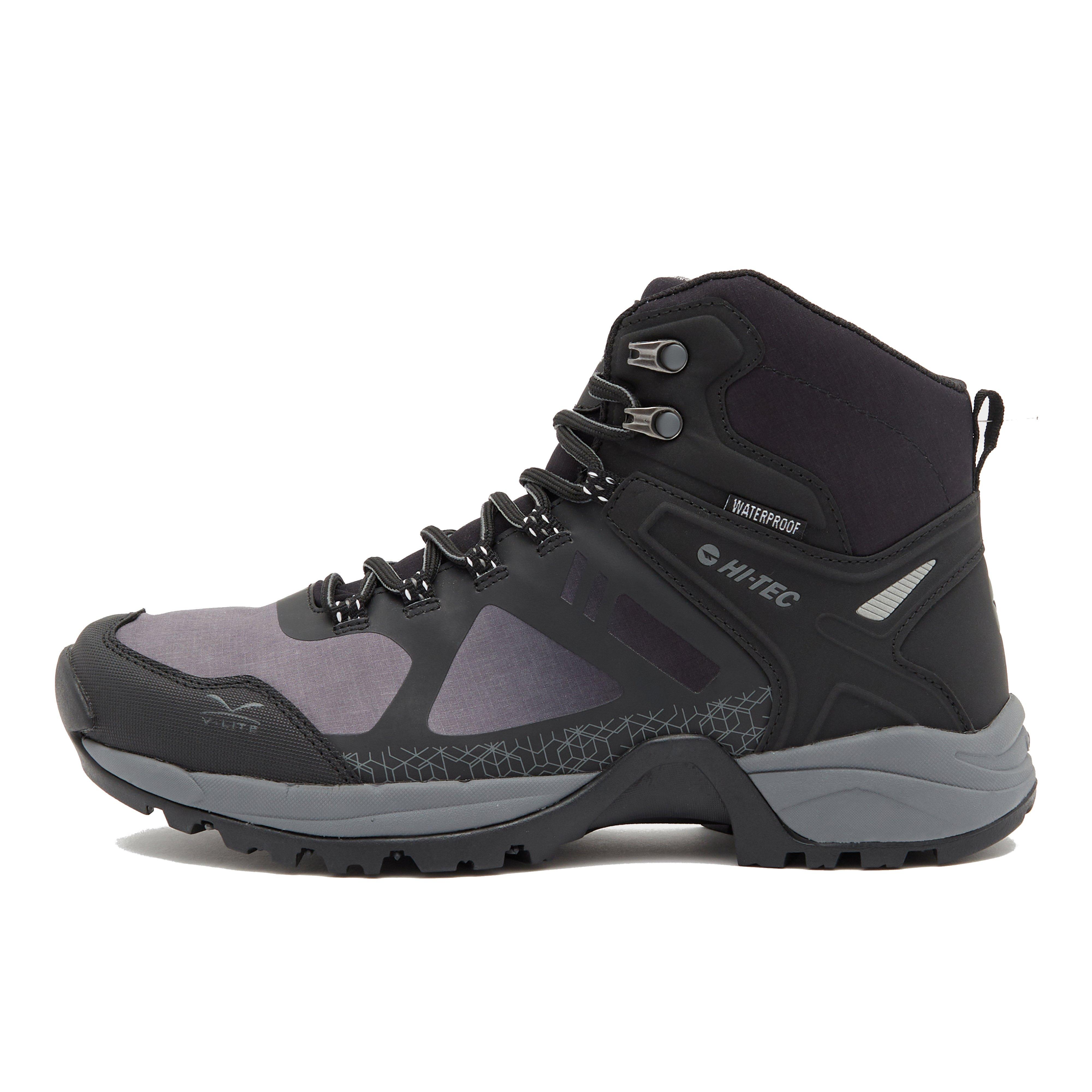 Hi-Tec Men's V-Lite Reflex Waterproof Mid Walking Boot, Black