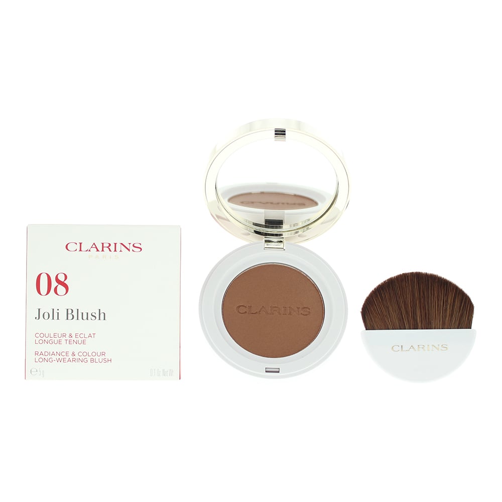 Clarins Joli Blush Radiance & Colour Blusher 5g 08 Cheeky Moch