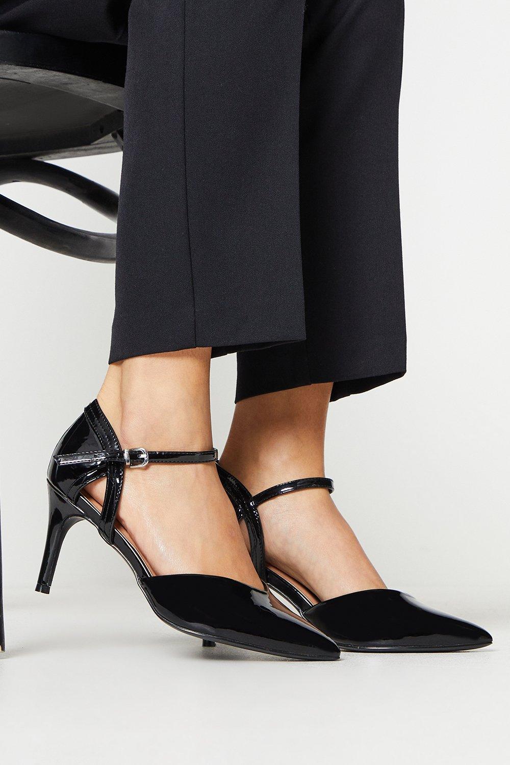 Wide Fit Emilia High Stiletto Open Court Shoes