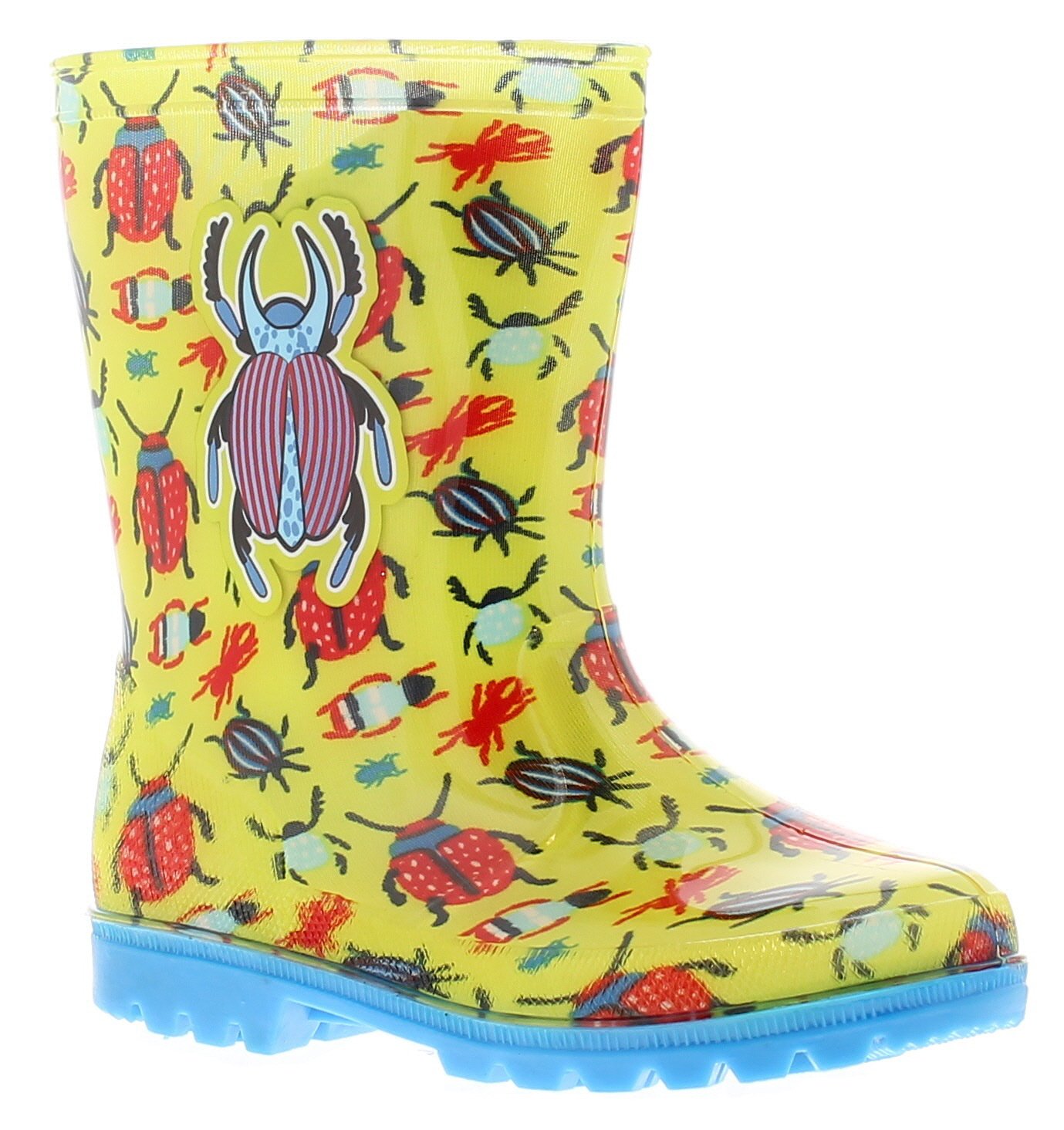 Chatterbox Bugs Infant Childrens Wellies Yellow