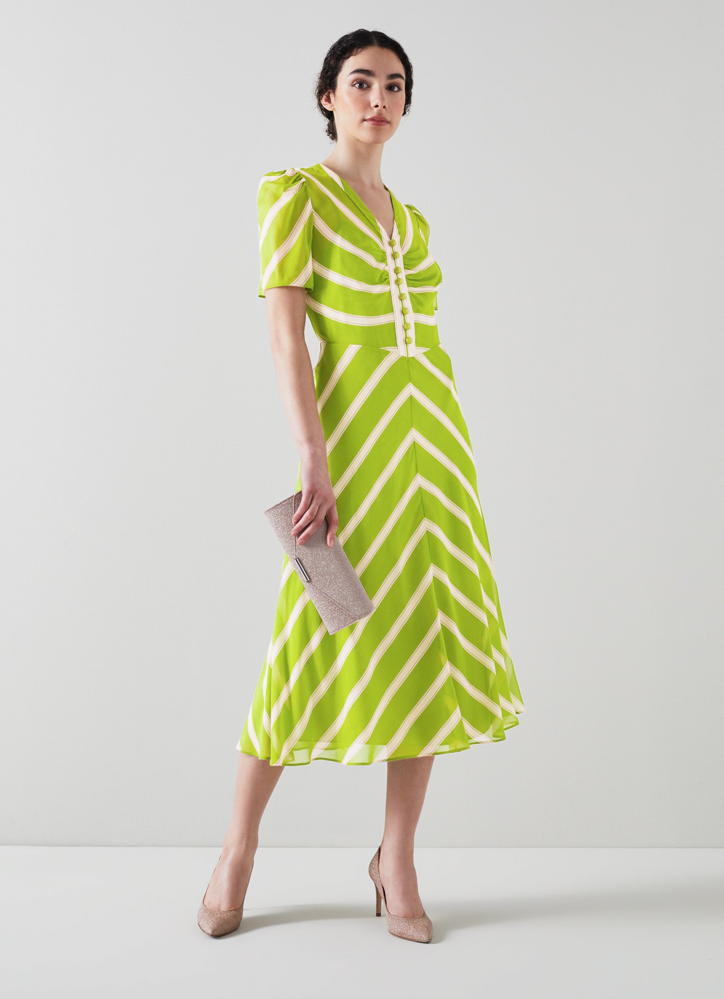 LK Bennett Holzer Dresses, Lime