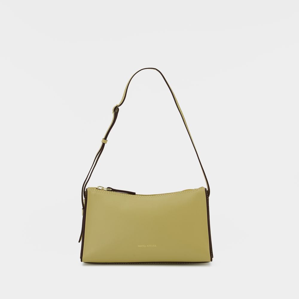 Hobo Mini Prisma tas - Manu Atelier - Leer - Tapioca