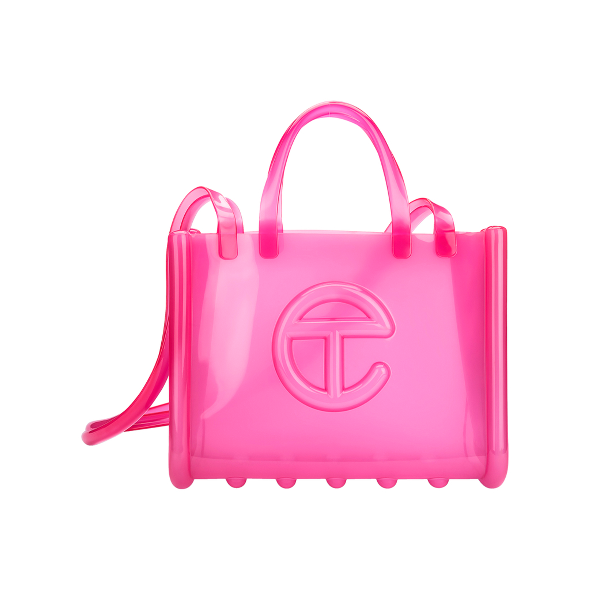 Pink Medium Jelly Shopper II x Telfar