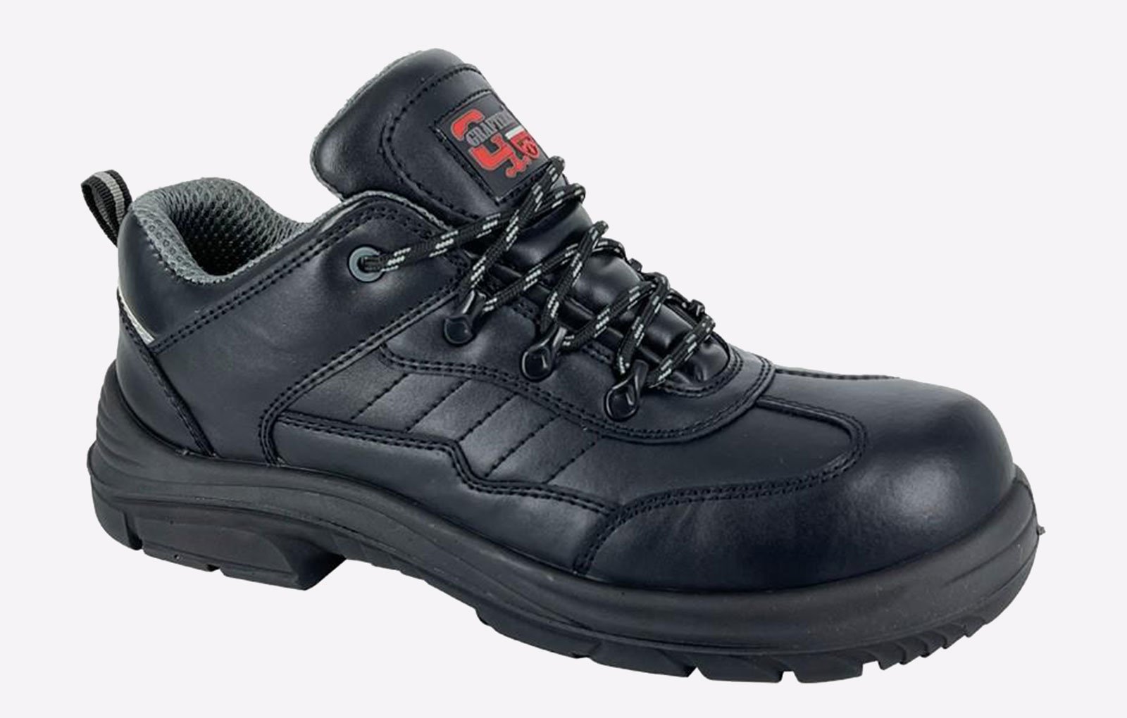 Grafters Maine Leather Safety Shoe Mens (Super Wide Fit)