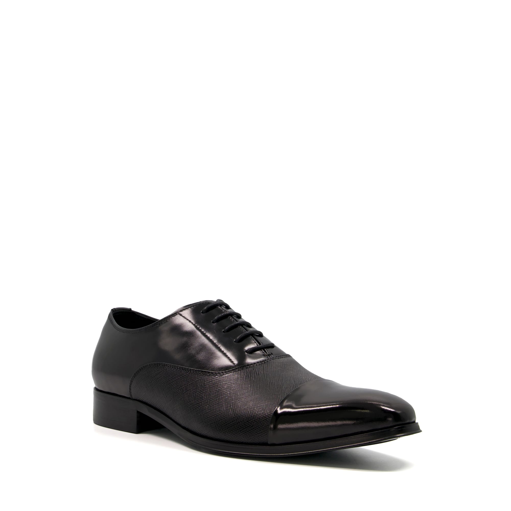 Dune Mens SHEET Saffiano Leather Oxford Shoes Sheet