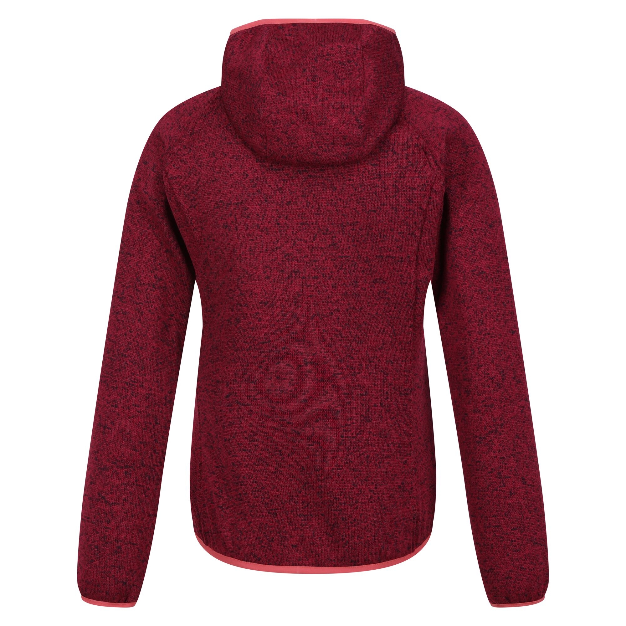 Regatta Womens/Ladies Newhill Marl Hooded Fleece Jacket (Rumba Red)