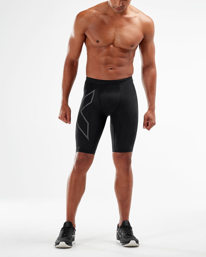Light Speed Compression Shorts Black/ Black Reflective