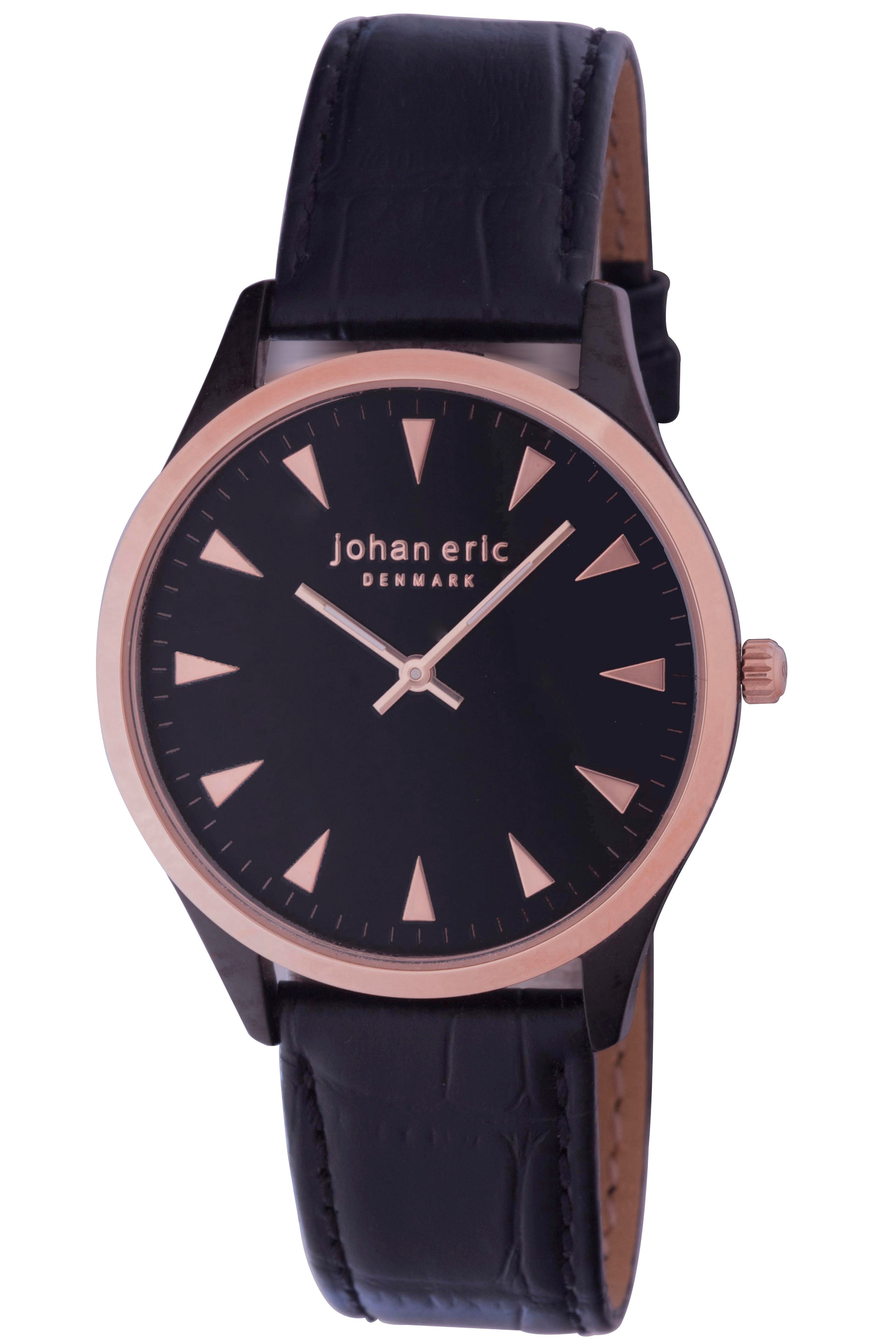 Johan eric: helsingÃ¸r, men's, black dial watches w triangular rose ...