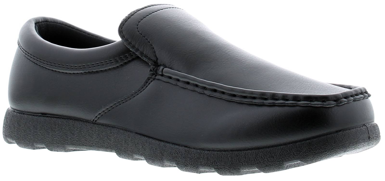Rockstorm Mens Smart Shoes Valley Slip On black