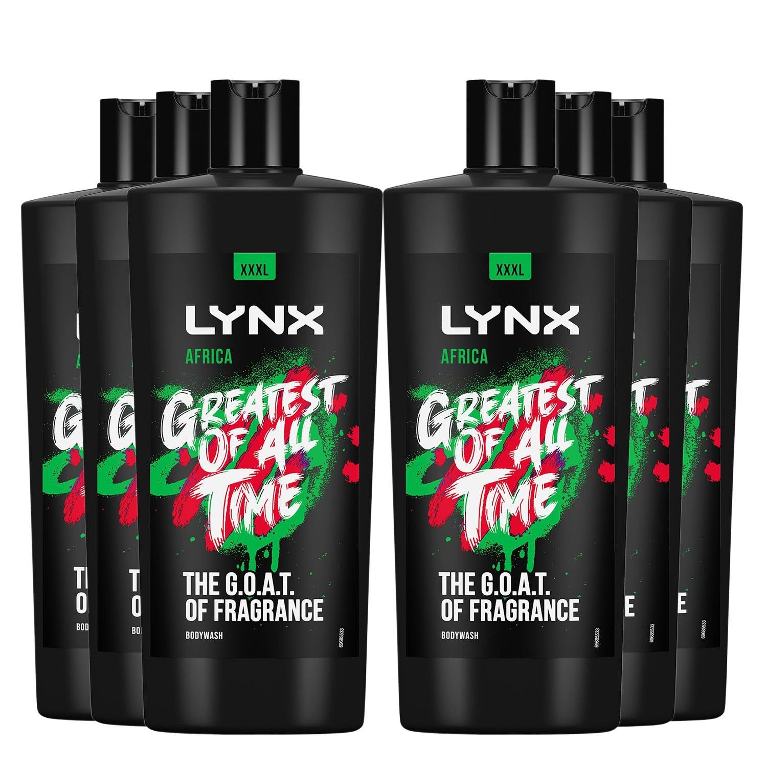 Lynx G.O.A.T Shower Gel up to 12H Refreshing Fragrance XXXL Africa ...