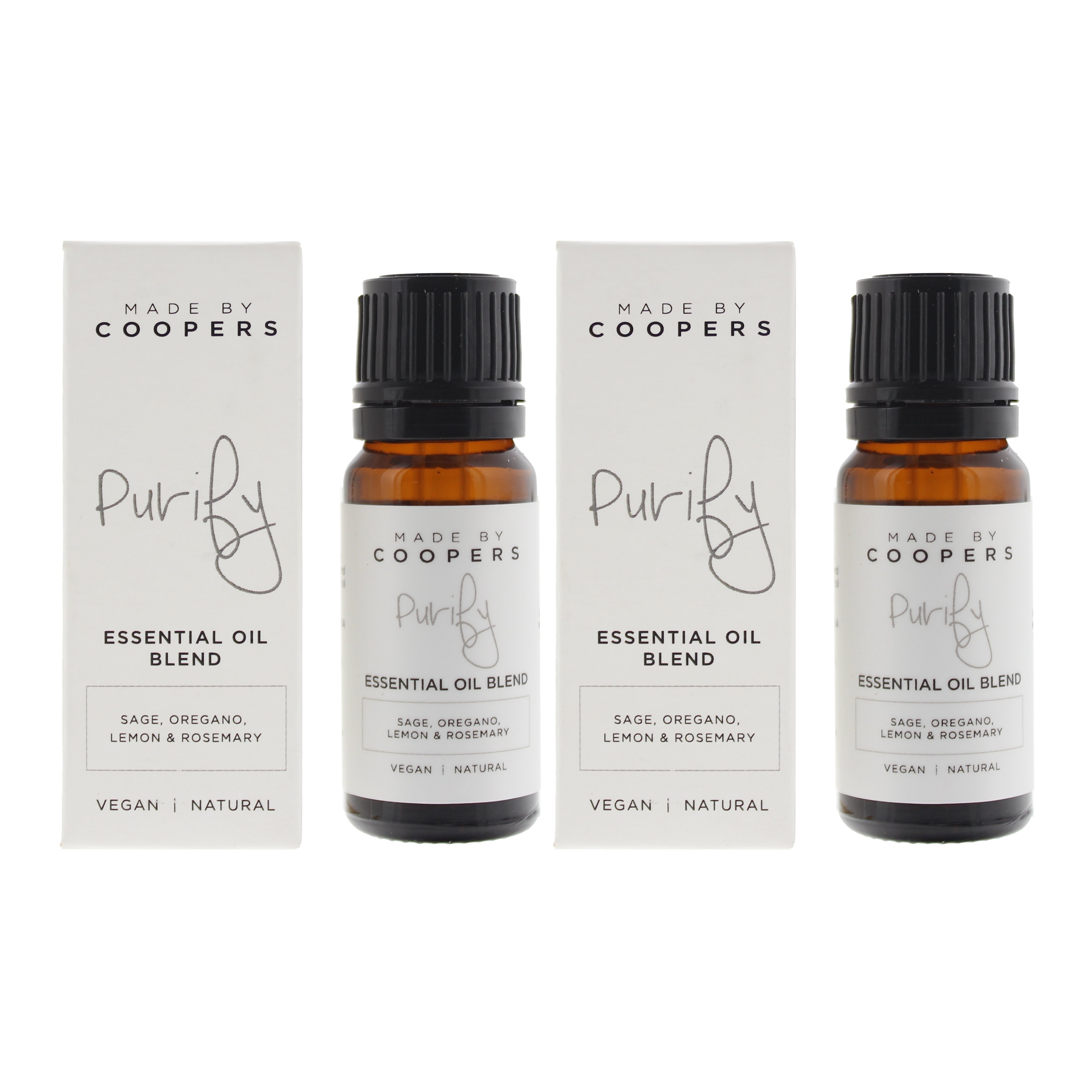 Made By Coopers Purify Essential Oil Blend for Diffuser 10ml x 2
