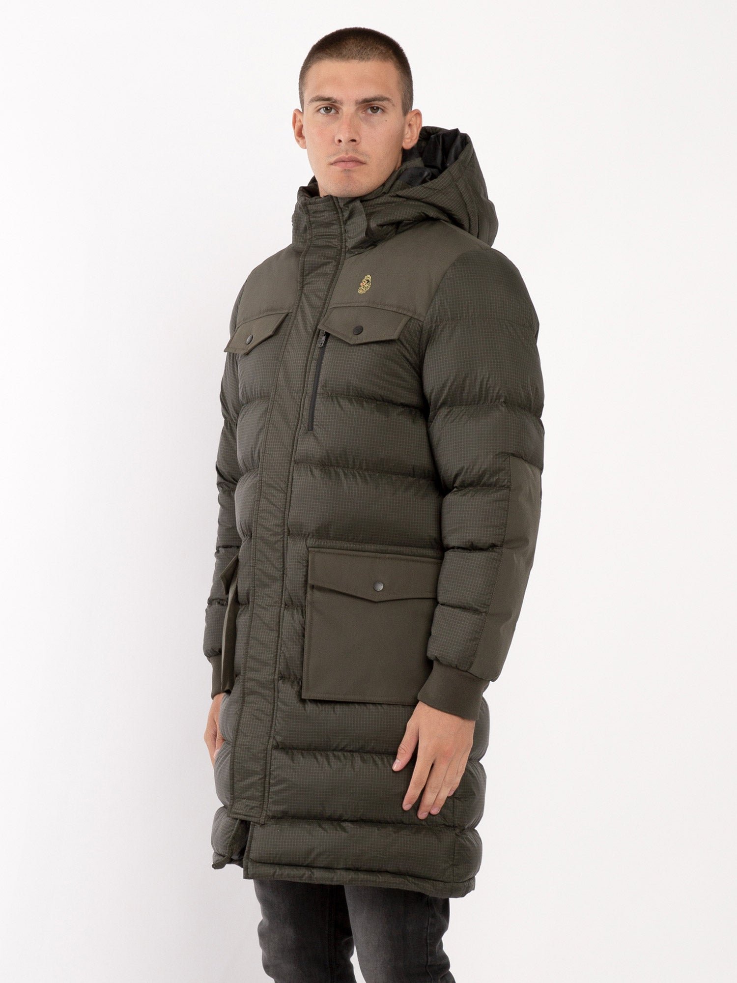 Luke 1977 Dreward Long Line Padded Coat