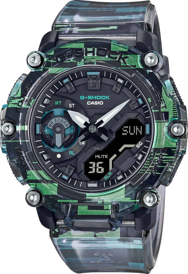 Casio G-shock Transparent Herren Armbanduhr GA-2200NN-1AER