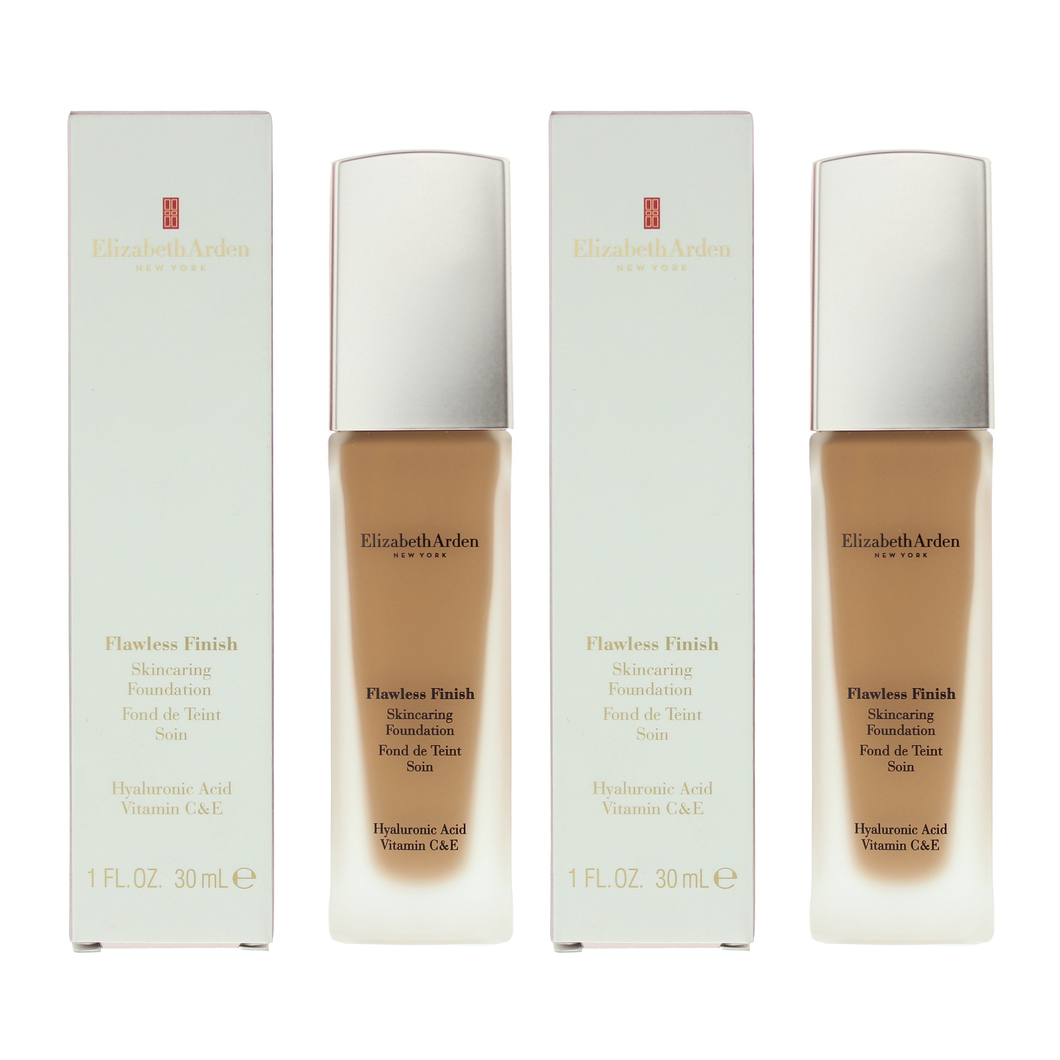 Elizabeth Arden Flawless Finish 510N Tan Deep Neutral Foundation 30ml X 2