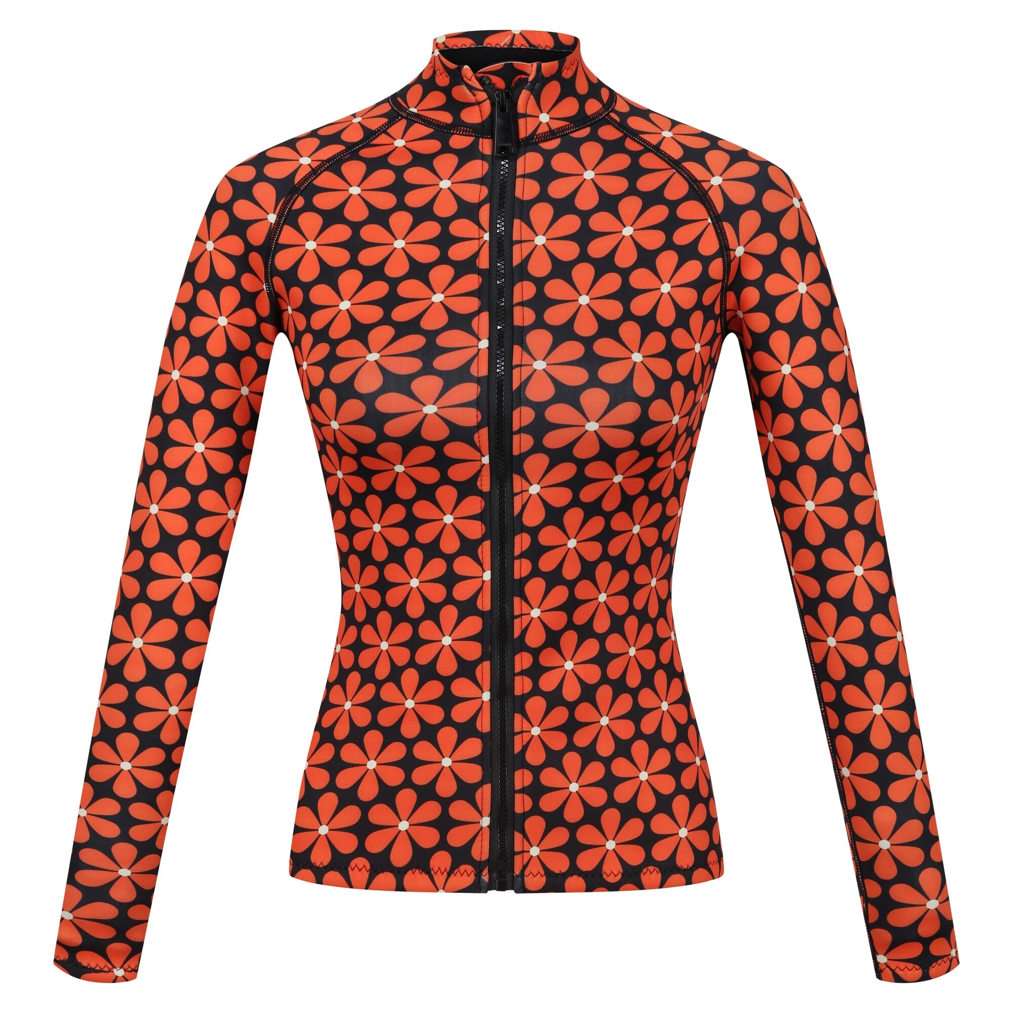 Regatta Womens/Ladies Orla Kiely Daisy Scuba Top (Navy)
