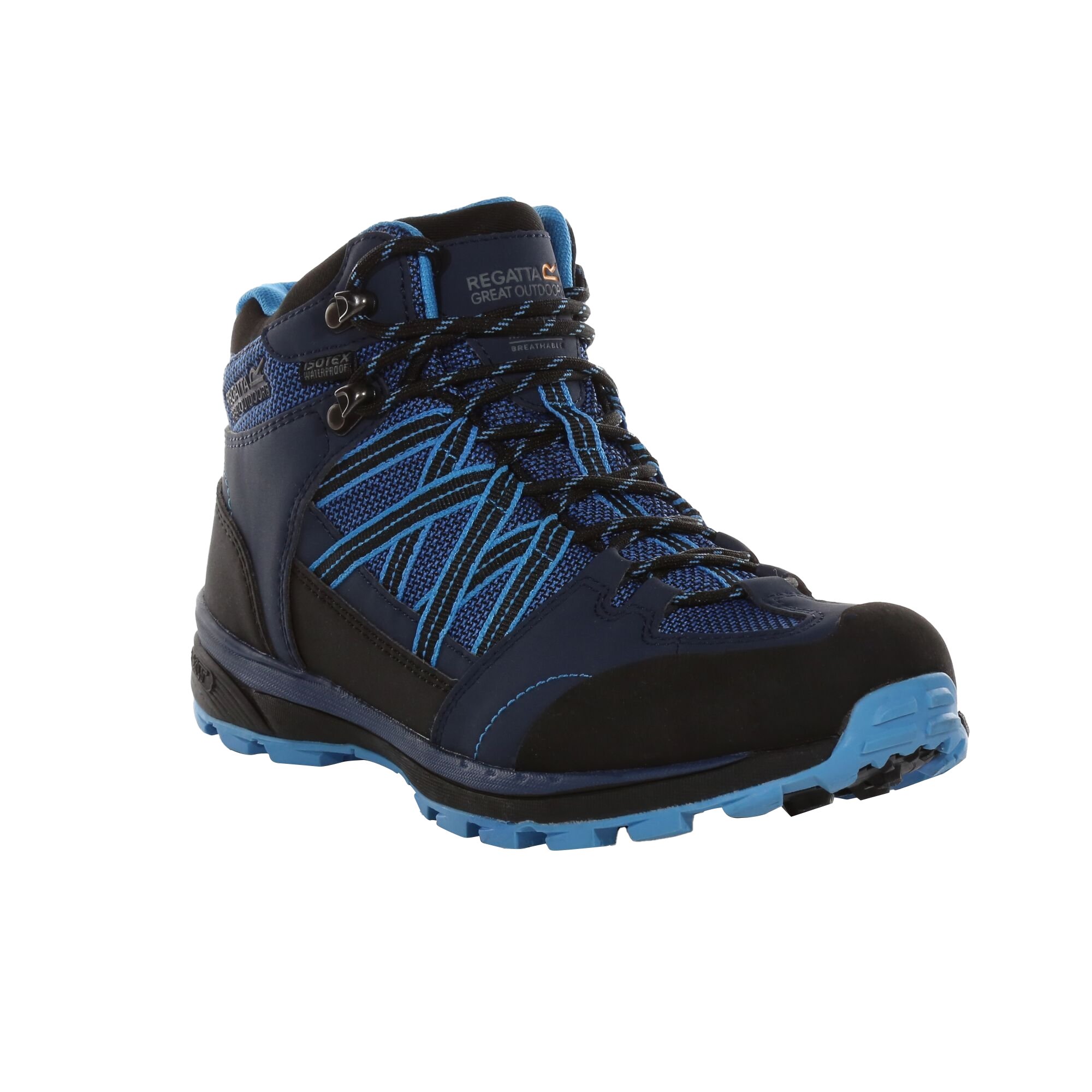 Regatta Womens/Ladies Samaris Mid II Hiking Boots (Dark Denim/Ethereal)
