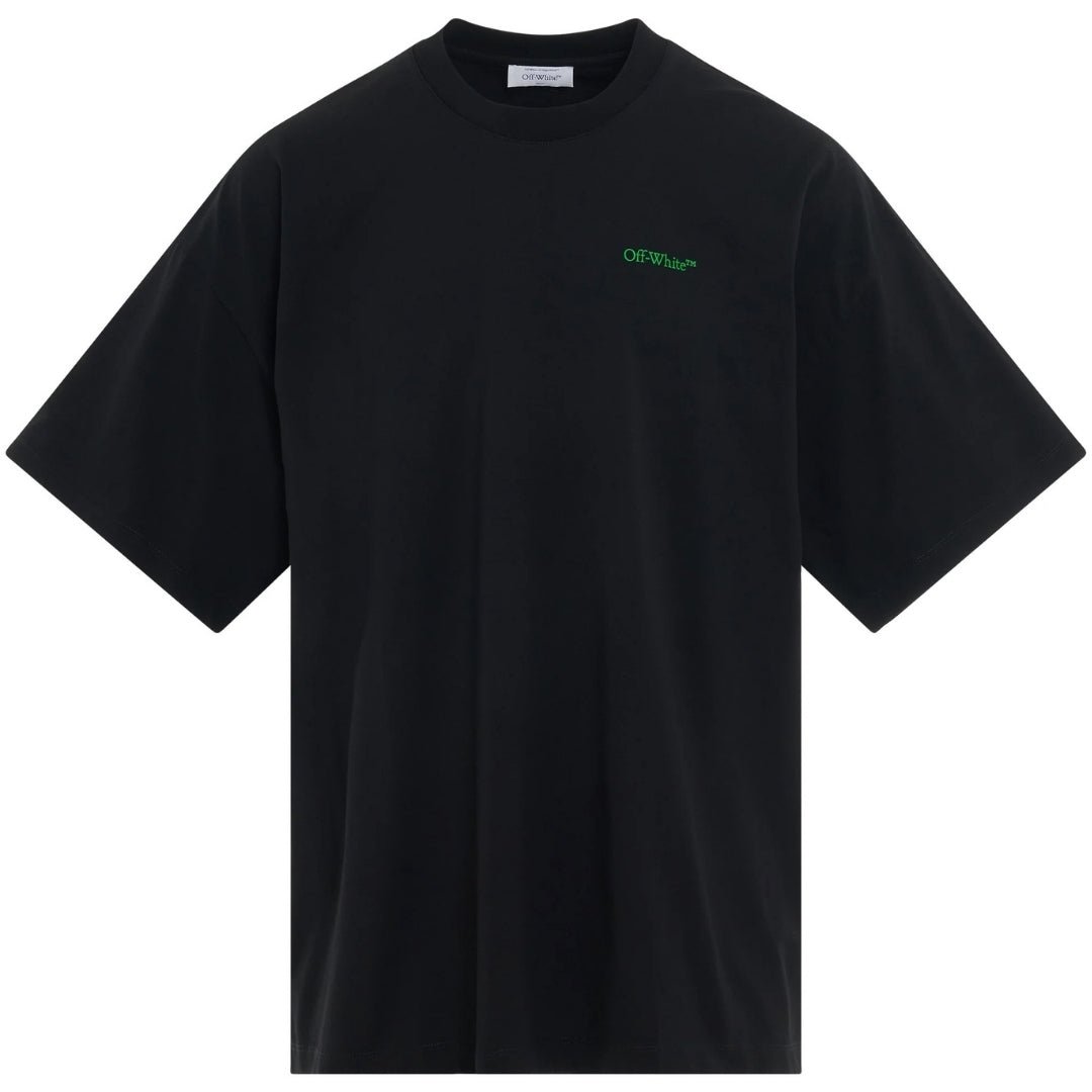 Off-White Moon Tab Oversized Fit - T-shirt, svart
