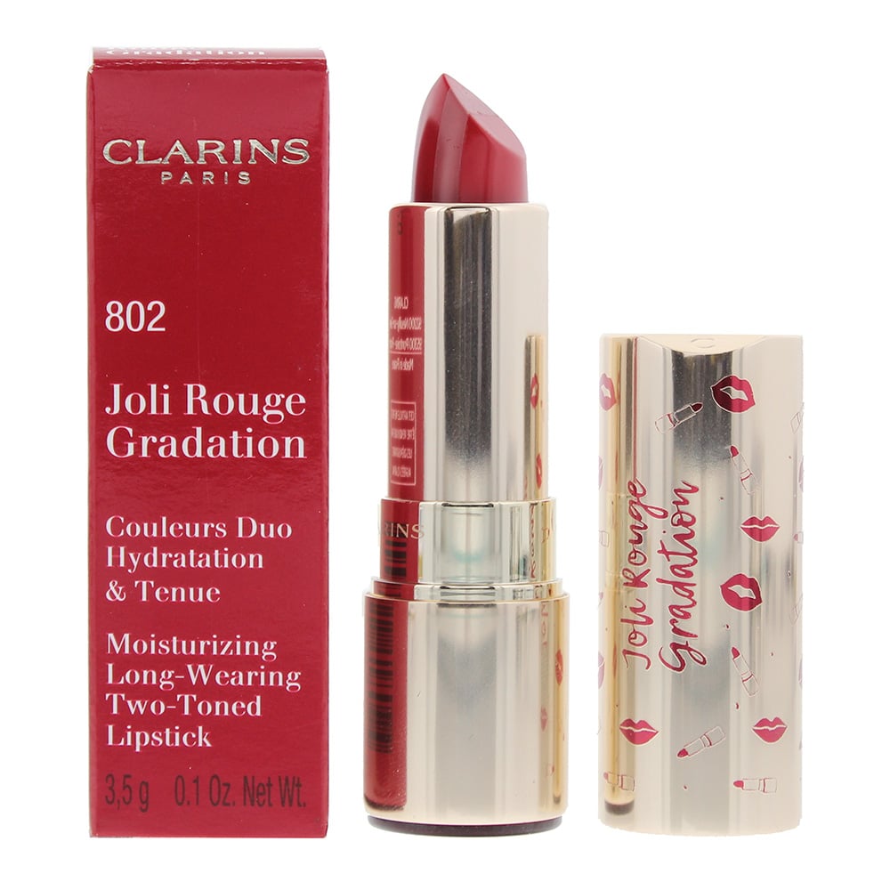 Clarins Joli Rouge Gradation Moisturising Long-Wearing Two-Toned ...