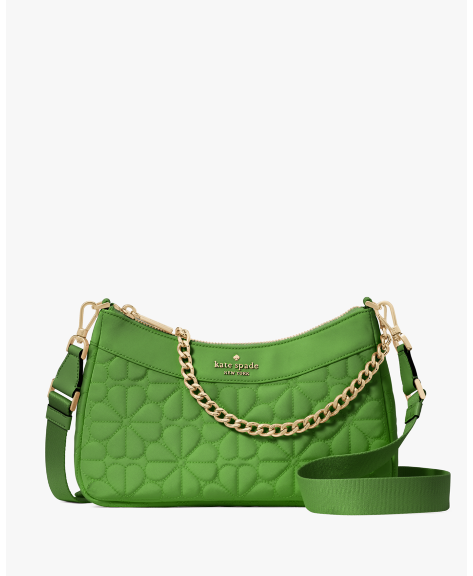Spade Flower Quilted Spade Flower Quilted Poly Medium Convertible Crossbody