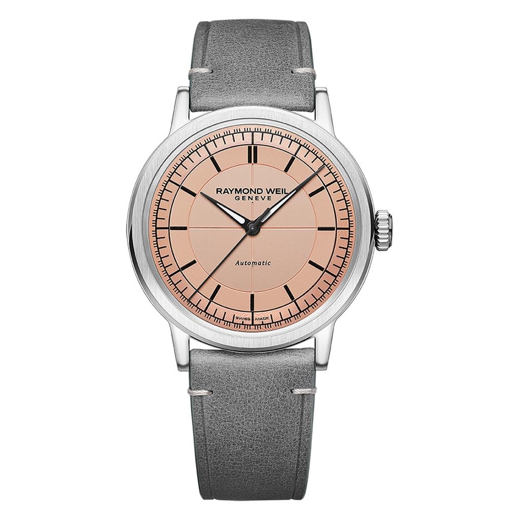 Raymond Weil Millesime Herren Uhr Grau 2925-STC-80001