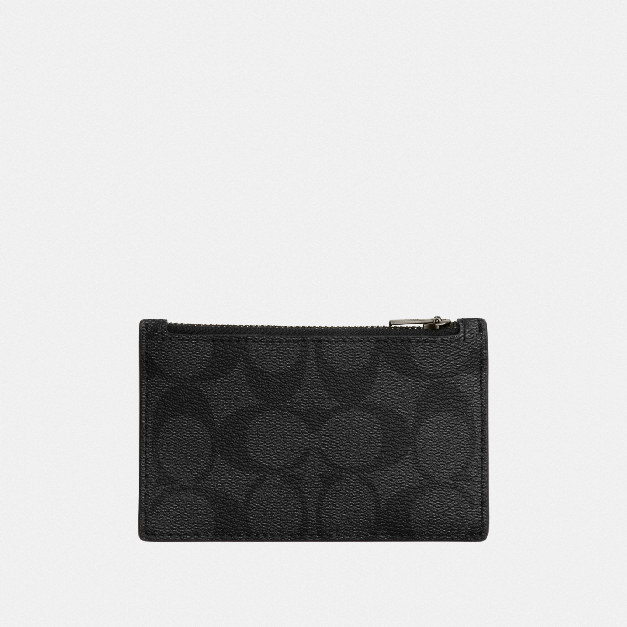 Zip Card Case in Signature Colorblock