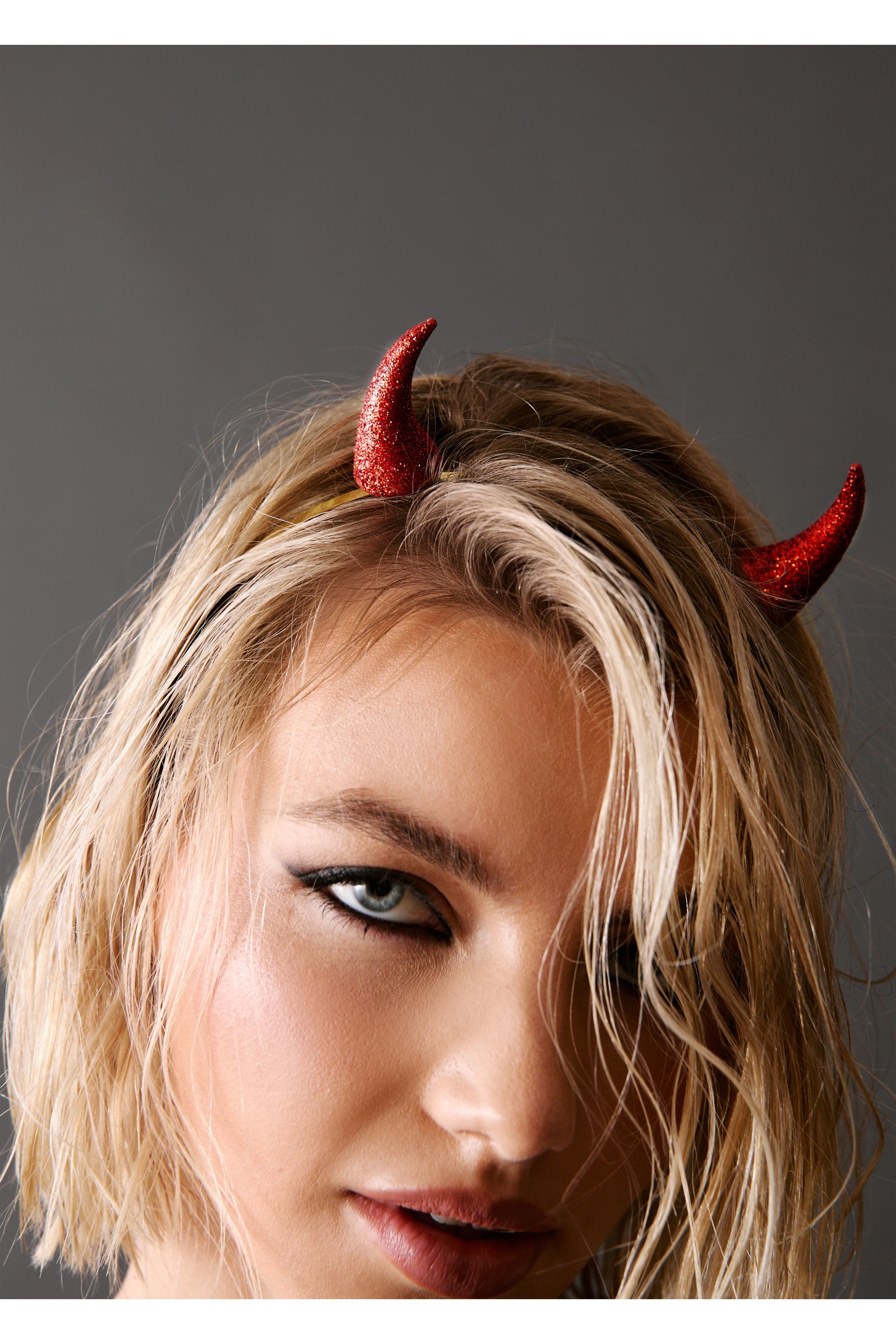 Glitter Devil Horns