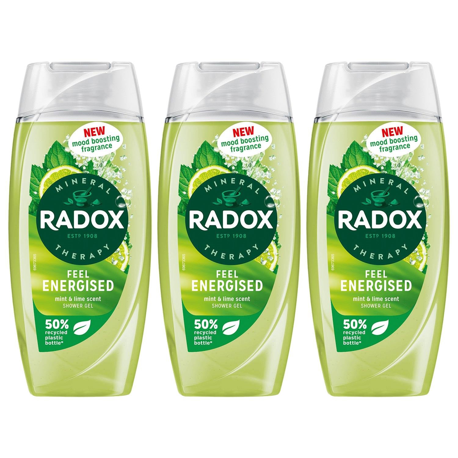 Radox Mineral Therapy Shower Gel Feel Revived w/ Mandarin&apricot Scent ...