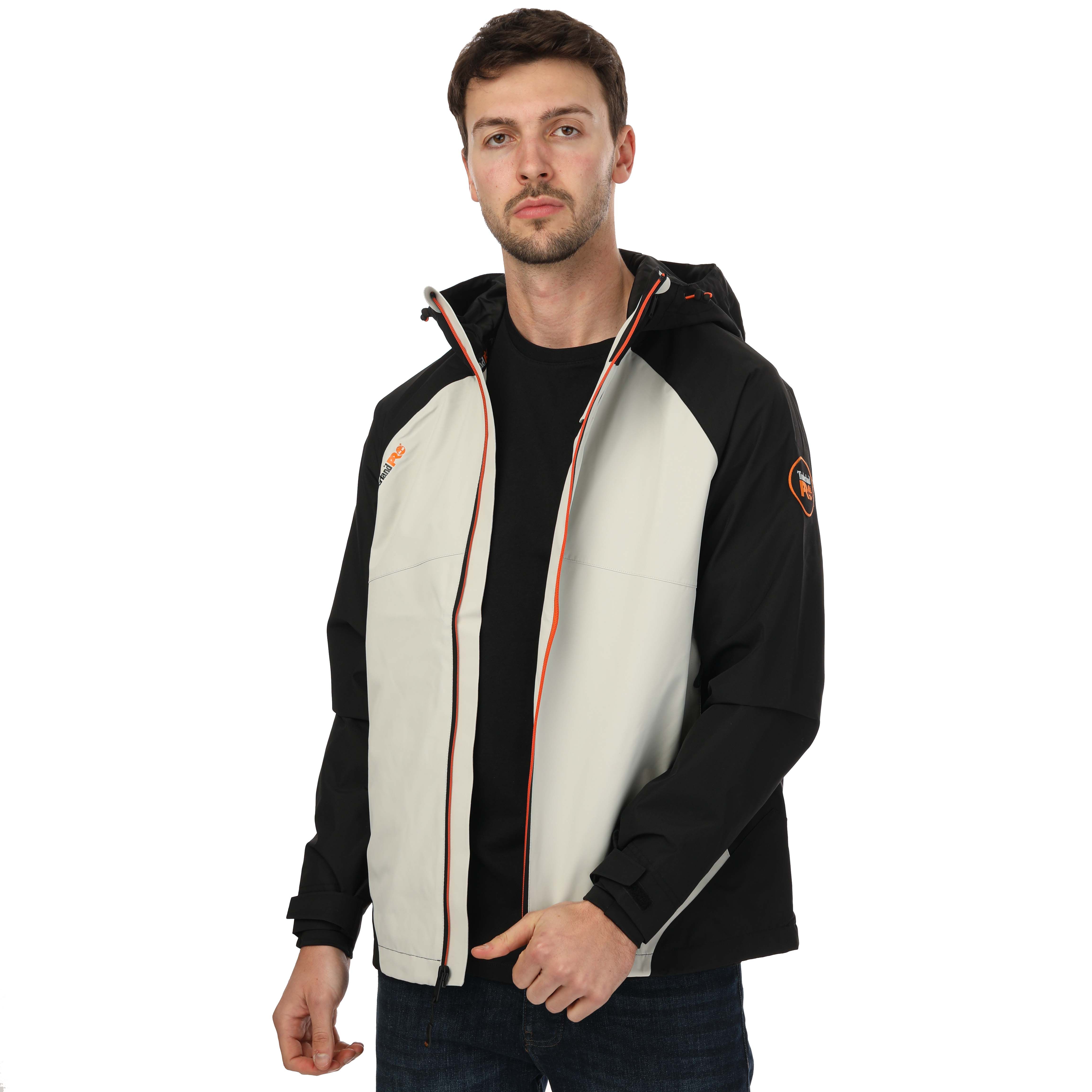 Men's Timberland Dryshift Light-Weight Waterproof Jacket in Black-White