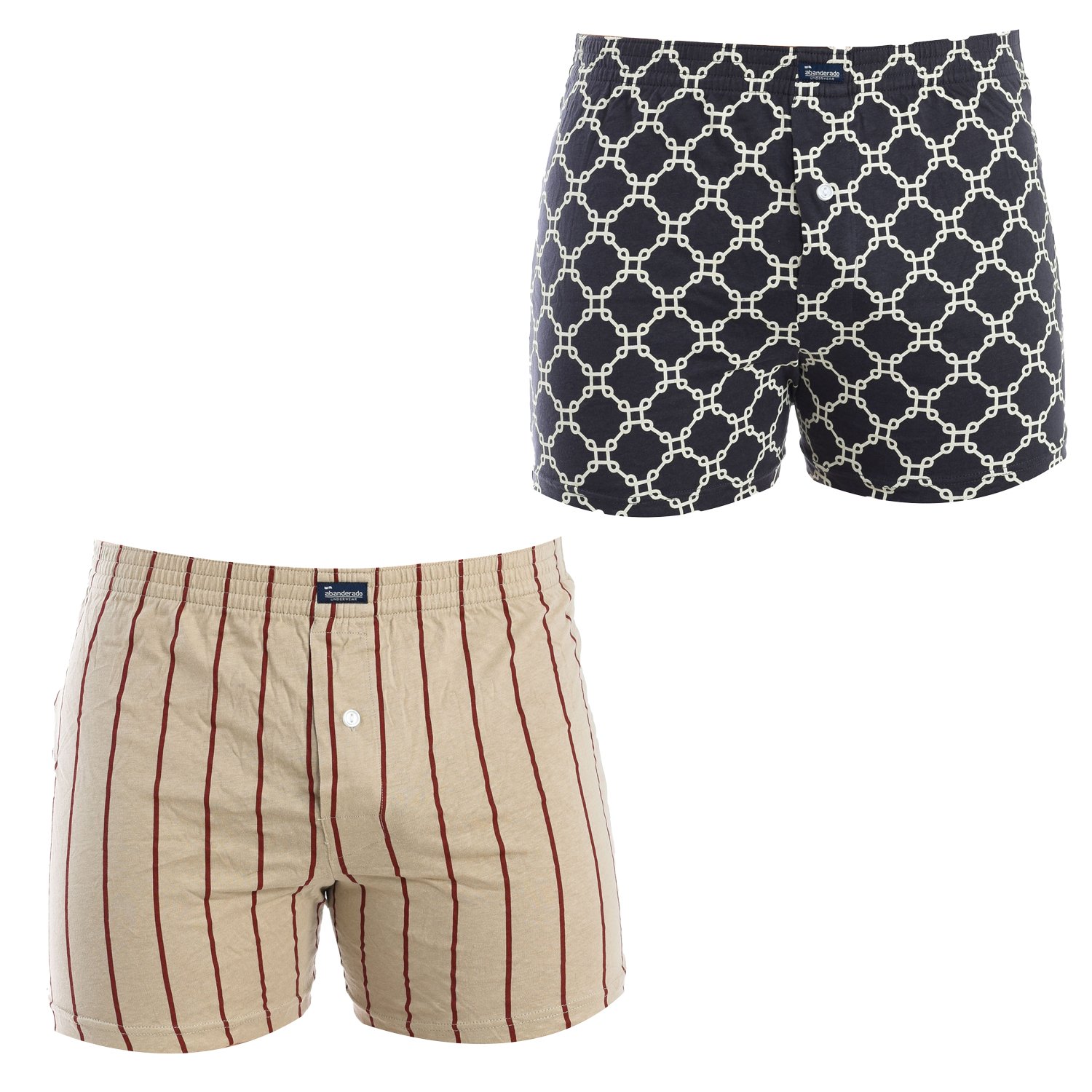 Pack-2 Essential Boxers with elastic band A0100 men