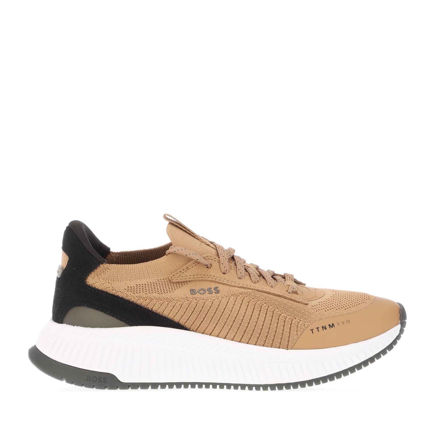 Men's Boss TTNM EVO Trainers in Beige
