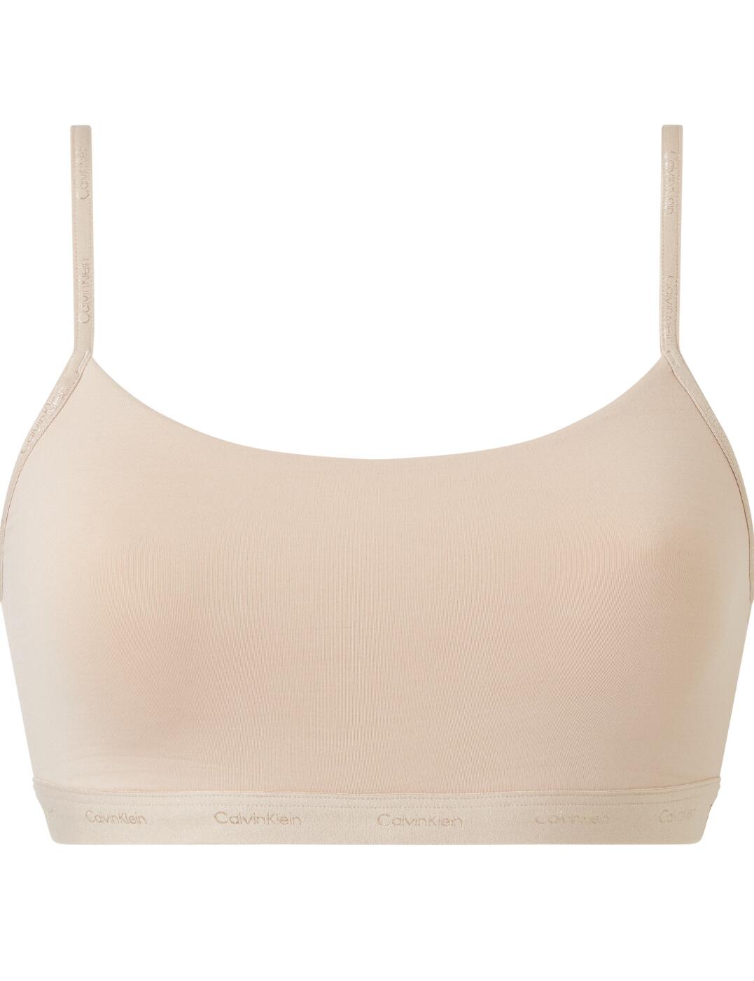 000QF6757E Calvin Klein Form To Body Natural Unlined Bralette