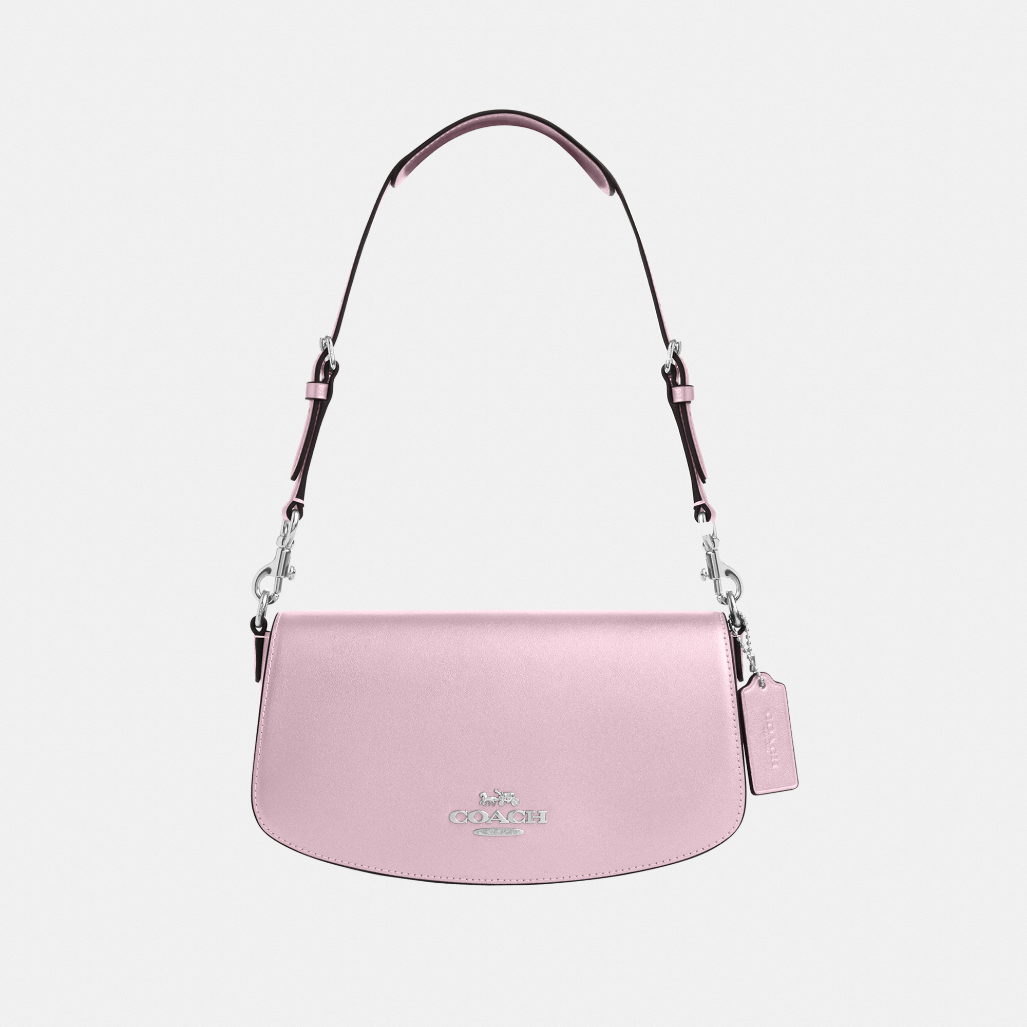 Andrea Shoulder Bag in Pearlized Leather