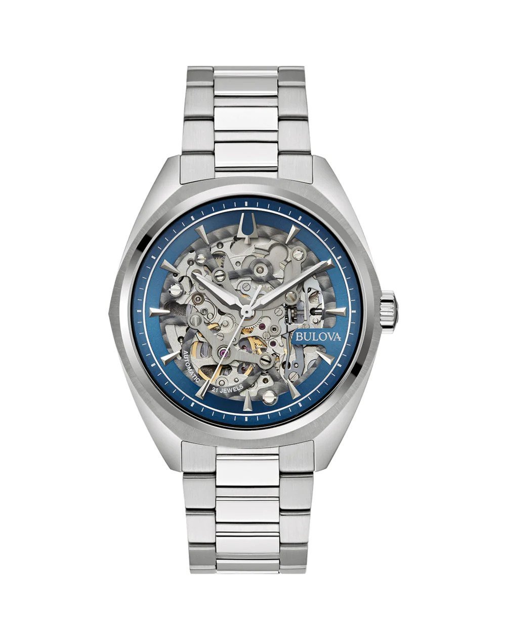Bulova Surveyor Men's Silver Watch 96A292
